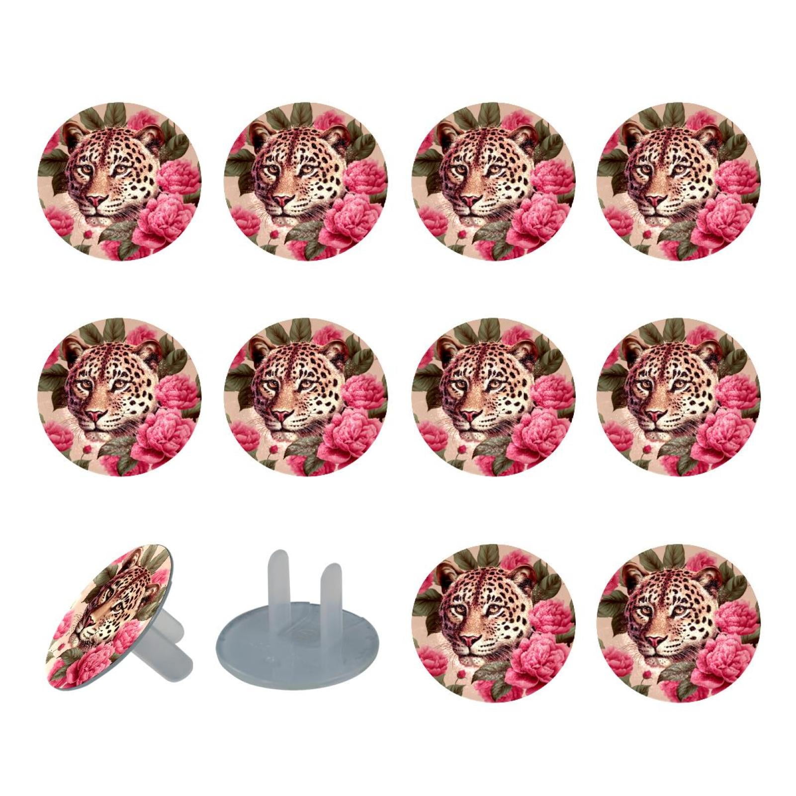 12 Pack Round Outlet Cover 2-Prong Child Safety Socket Covers ...