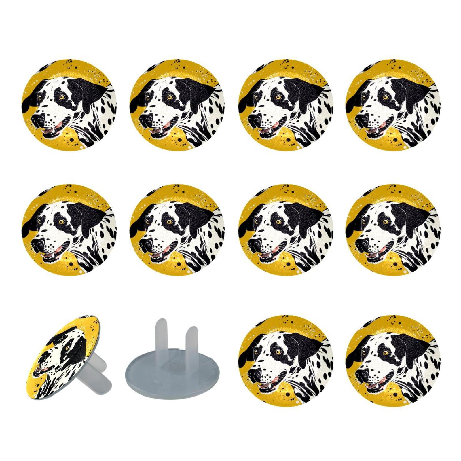 12 Pack Round Outlet Cover 2-Prong Child Safety Socket Covers ...