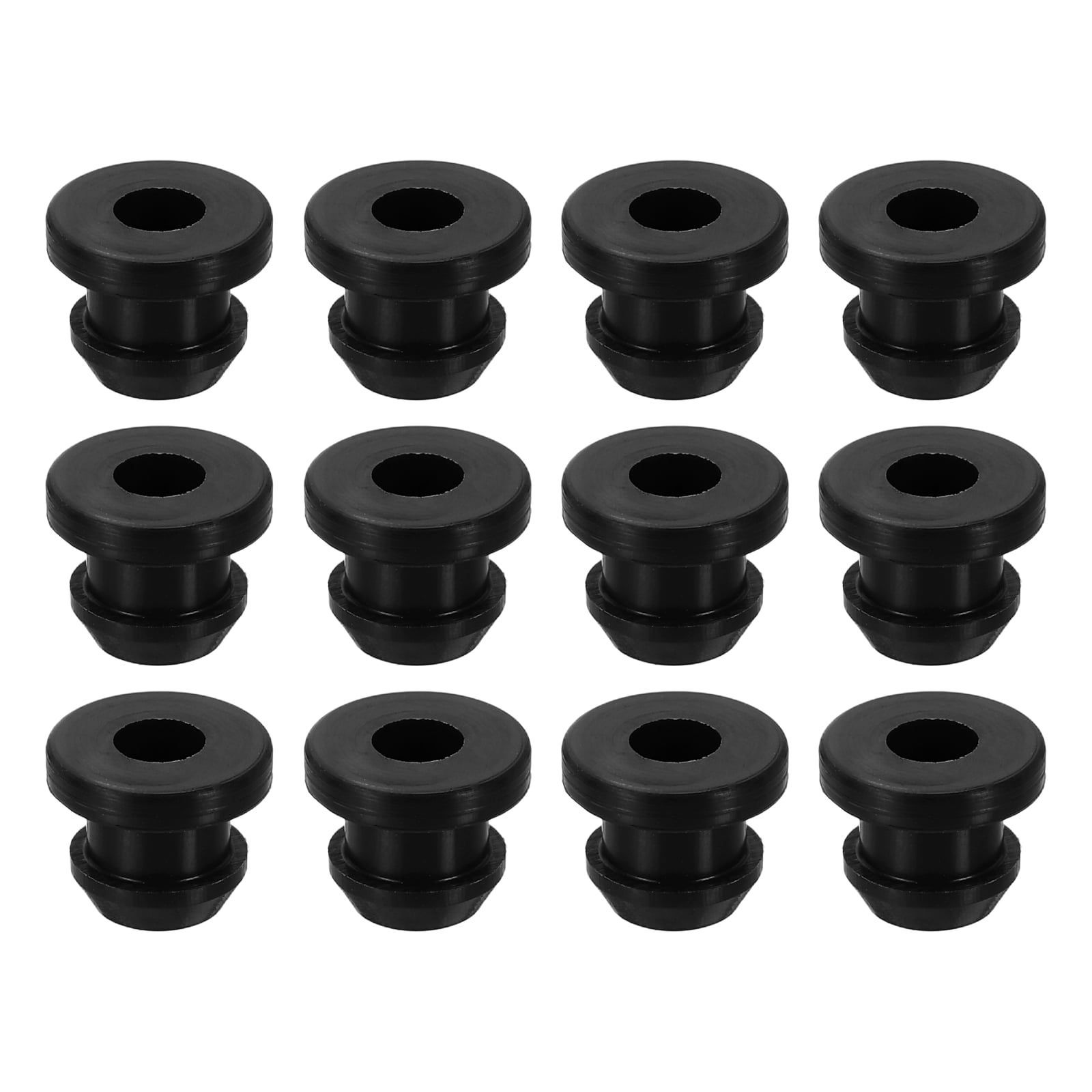 12 Pack Rubber Grommets Fit 0.24" (6mm) Hole Dia.0.33" (8.5mm) H 0.16 ...