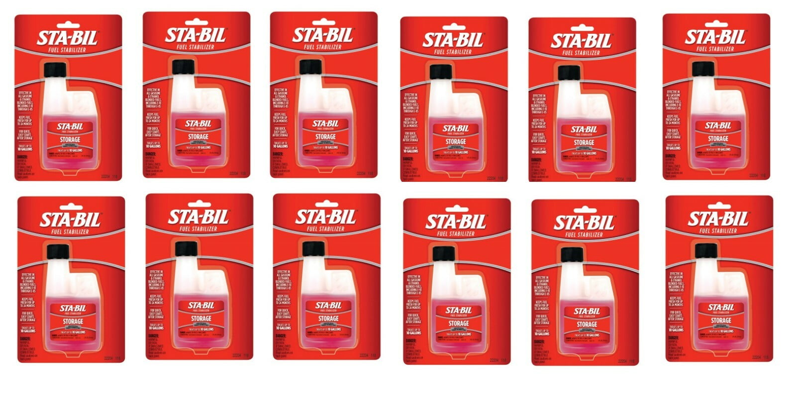 12 Pack STA-BIL Sta-Bil Gasoline Fuel Stabilizer 4 oz 22204 Gas ...