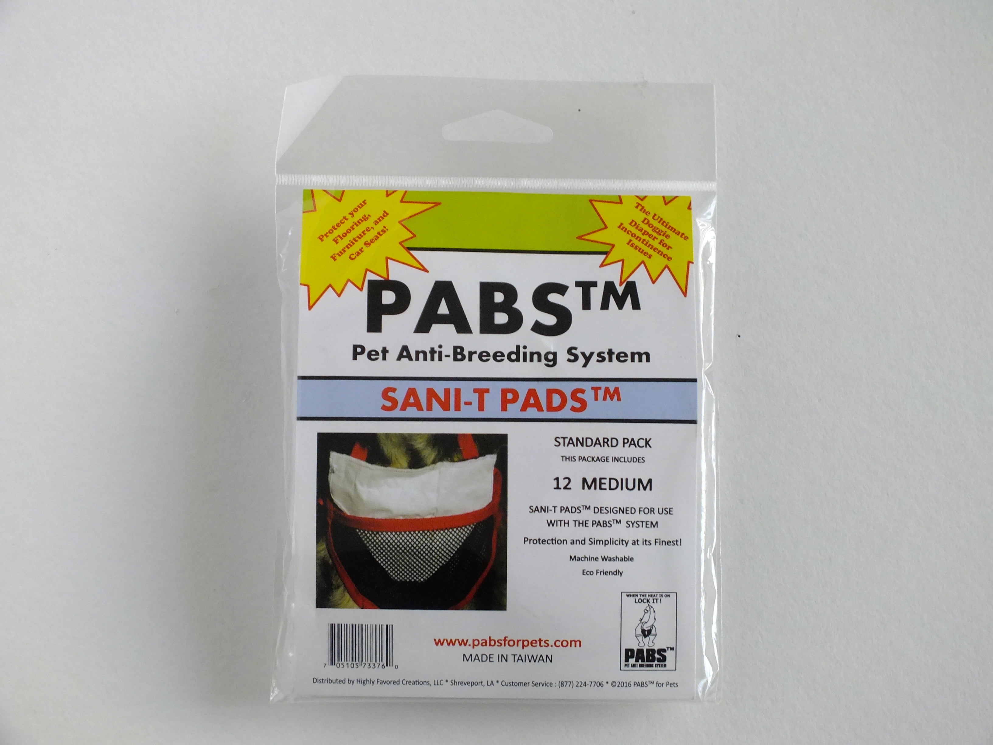 12 Pack Sani-T Pad (Medium) - Walmart.com