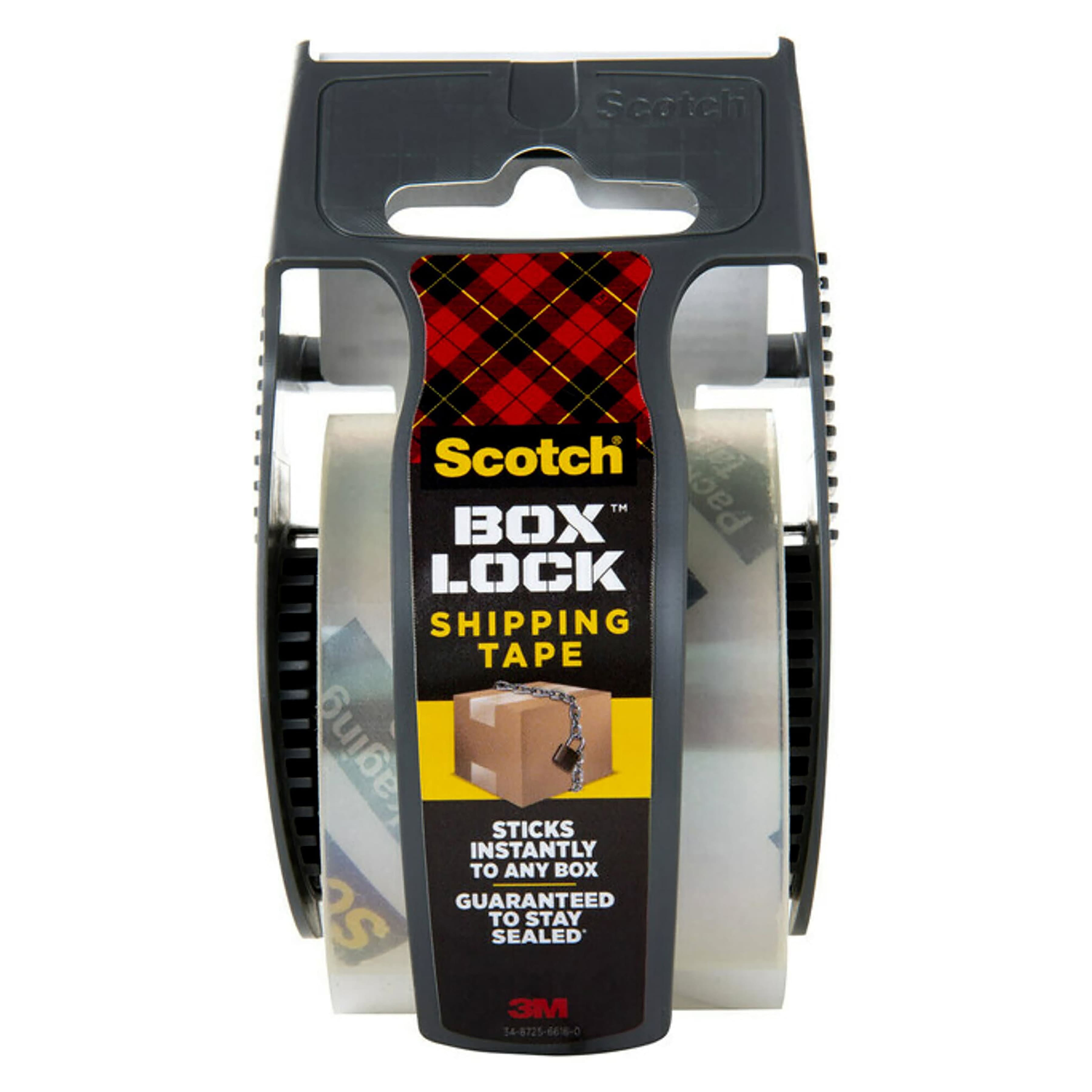 Scotch Box Lock Shipping Tape, 1.88" x 22.2yd., 12 Pack - Walmart.com