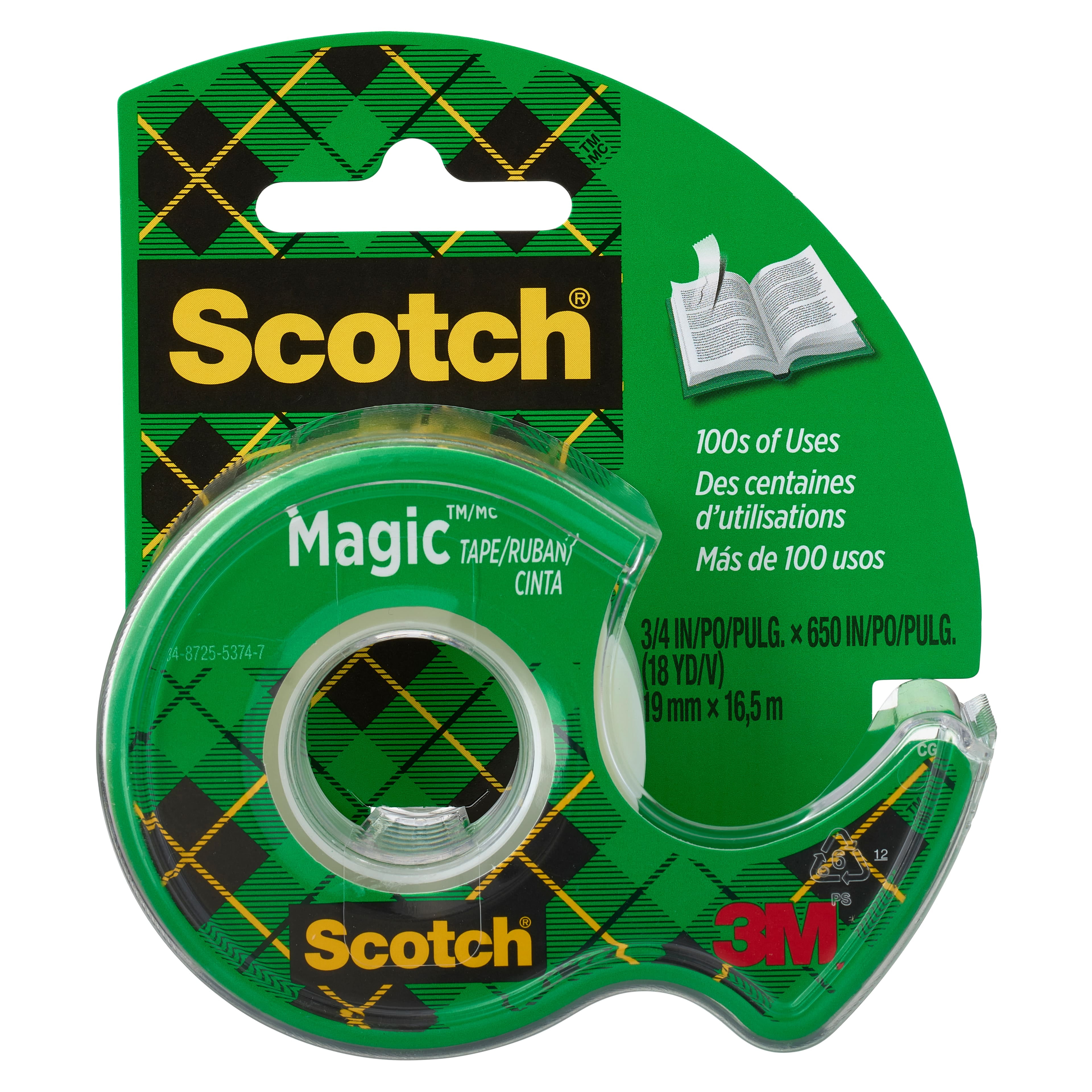 12 Pack: Scotch® Magic™ Tape - Walmart.com