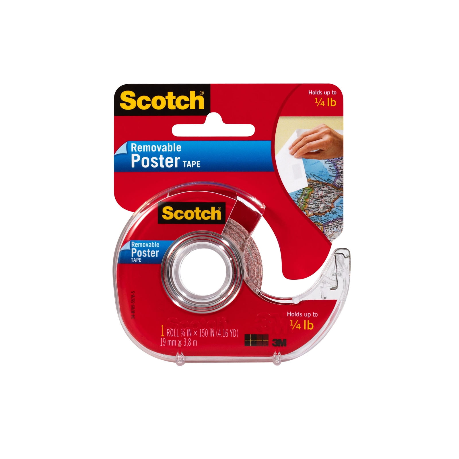 12 Pack: Scotch® Removable Poster Tape - Walmart.com