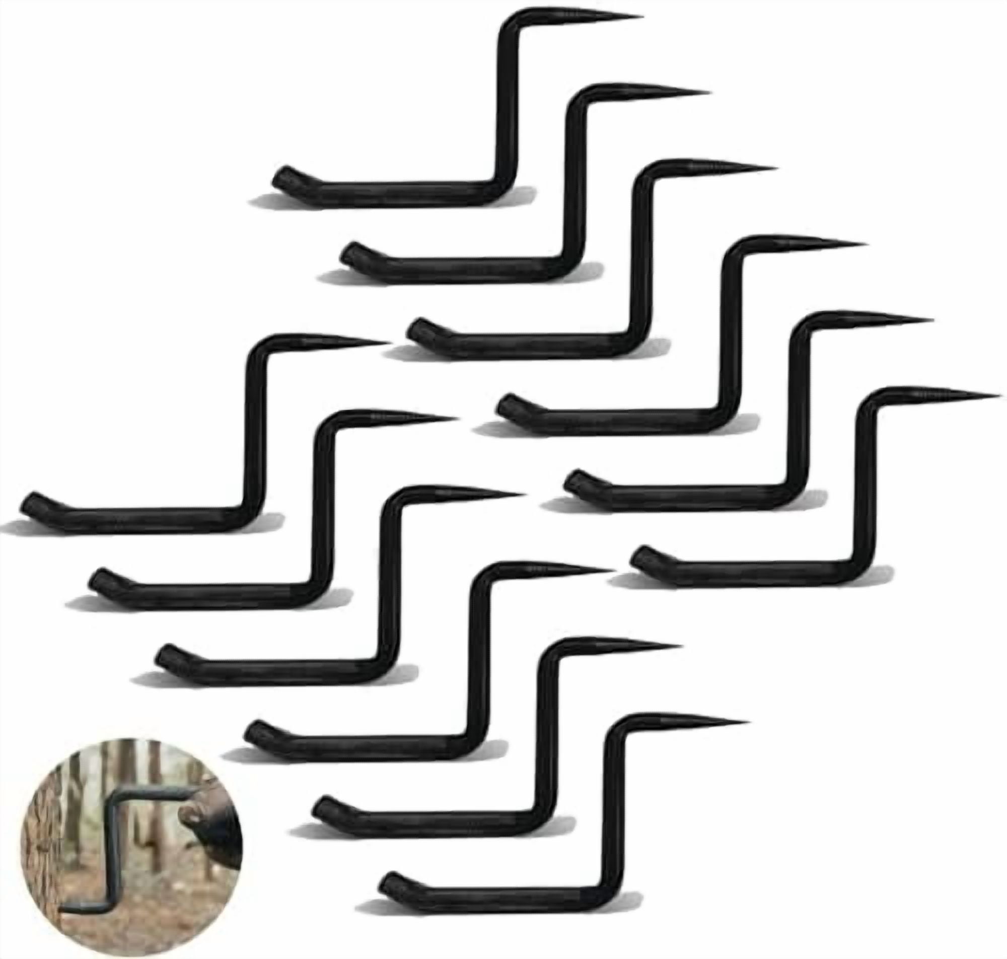 12 Pack Screw in Tree Steps for Hunting 5 Inch Tree Steps for Climbing ...