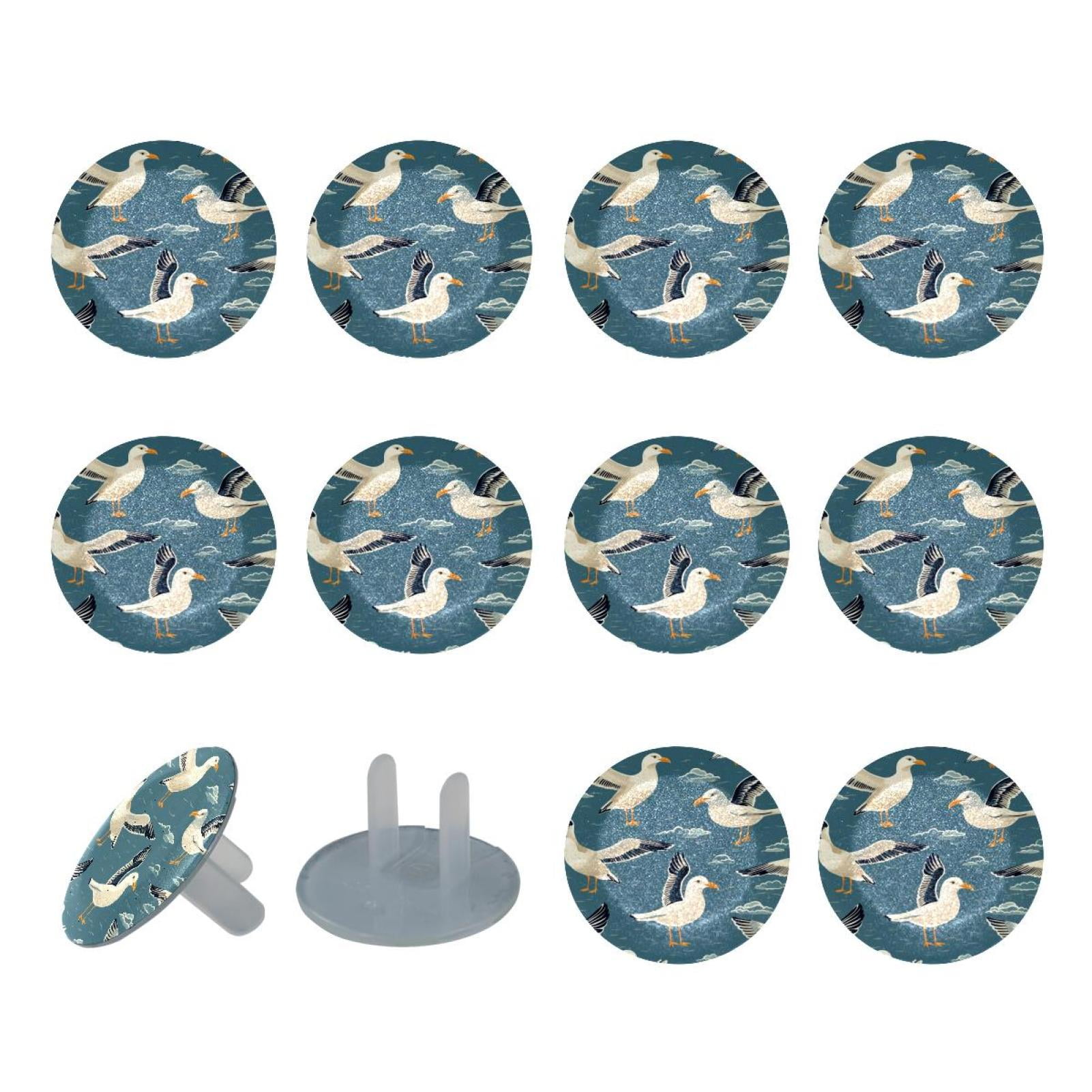 12 Pack Sea Mew Outlet Covers Baby Proofing Socket Protectors Child ...