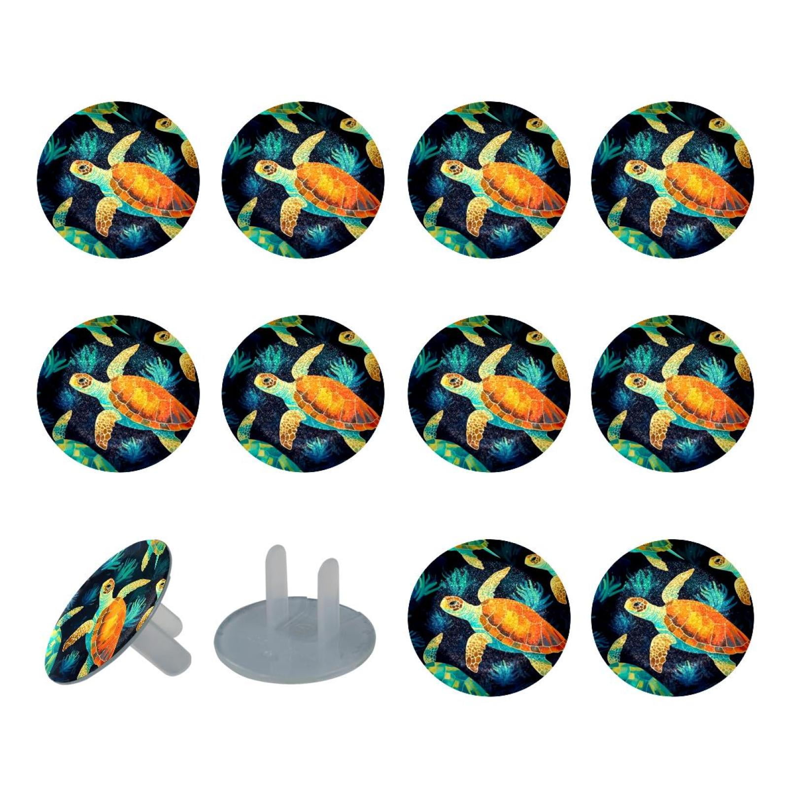 12 Pack Sea Turtle Outlet Covers Baby Proofing Plug Covers - Walmart.com