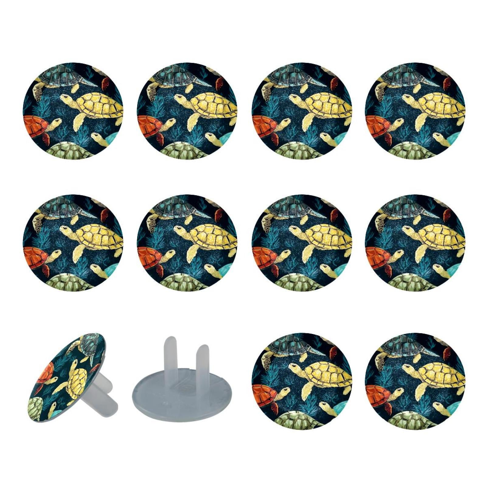12 Pack Sea Turtle Outlet Covers Baby Proofing | Safe Electric Plug ...
