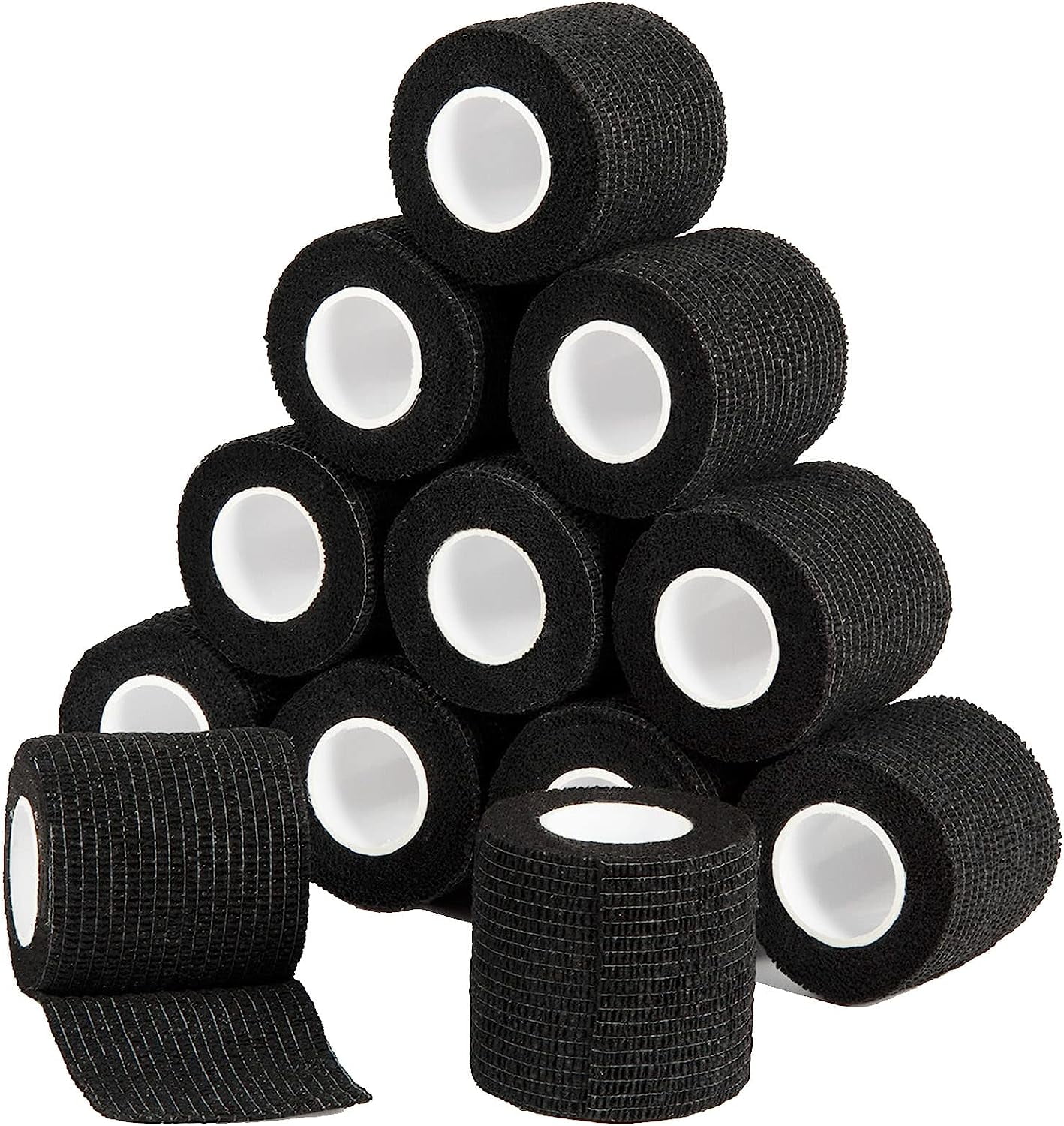 12 Pack Self Adhesive Bandage Wrap 2 Inches x 5 Yards Elastic Bandage ...