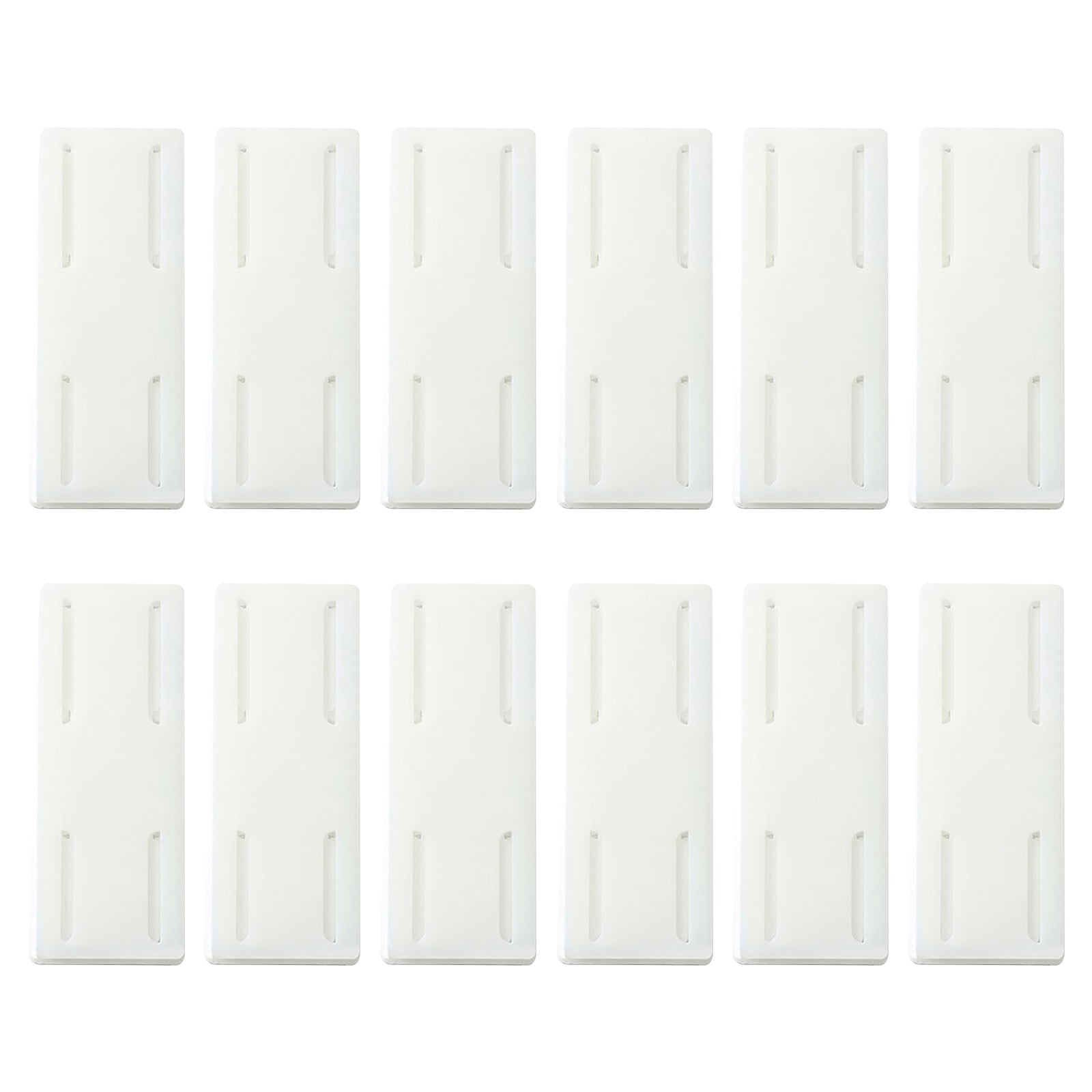 12 Pack Self-Adhesive Desktop Socket Fixer, Adhesive Punch Free Socket ...