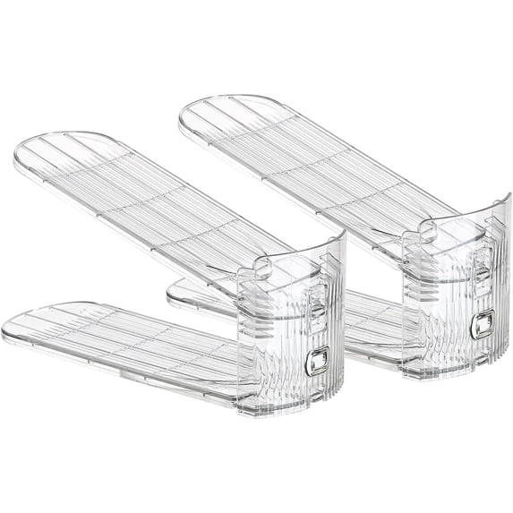 12 Pack Shoe Slots Organizer Adjustable Level Shoe Stacker Holder ...