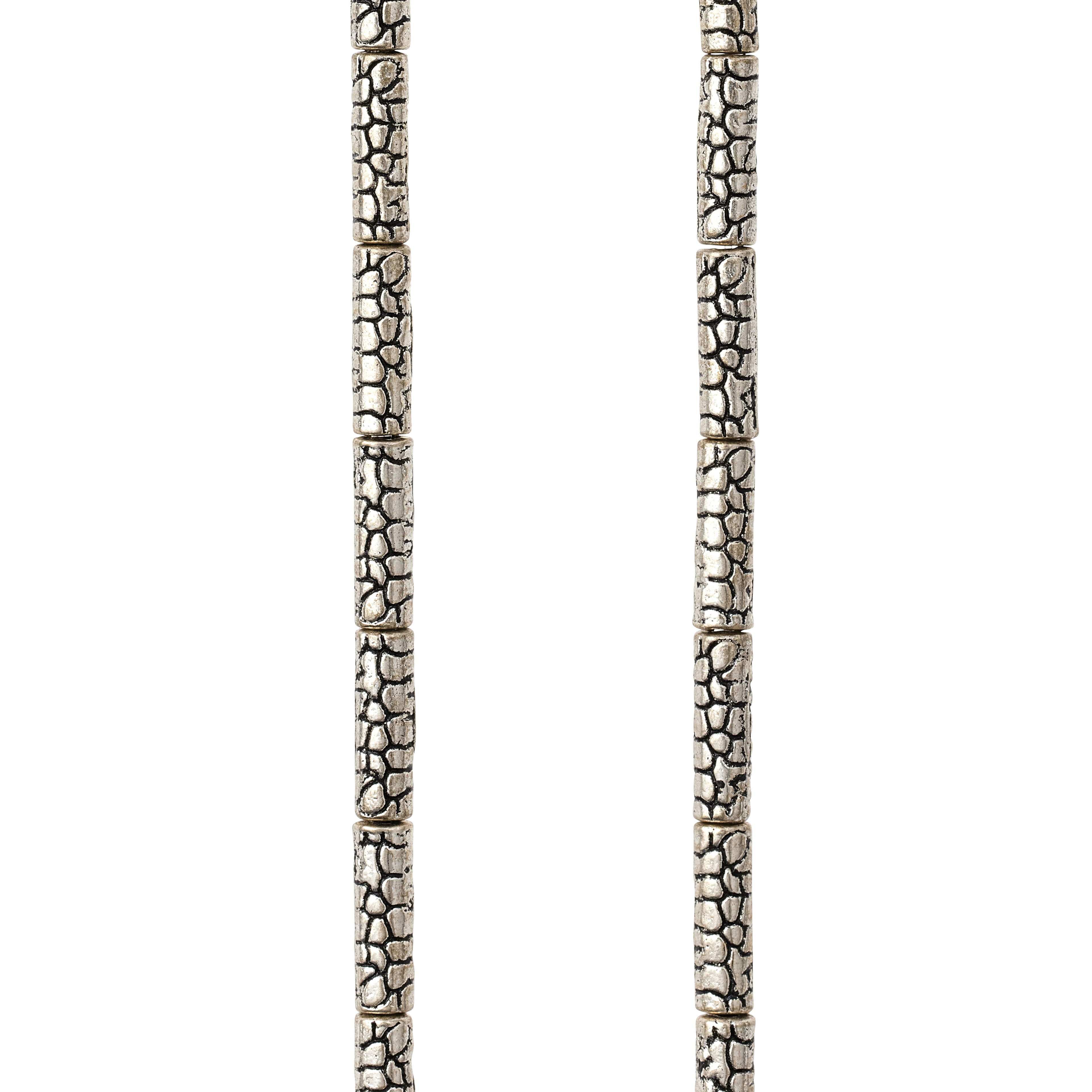 12 Pack: Silver Metal Bump Tube Beads - 11mm by Bead Landing™ - Walmart.com