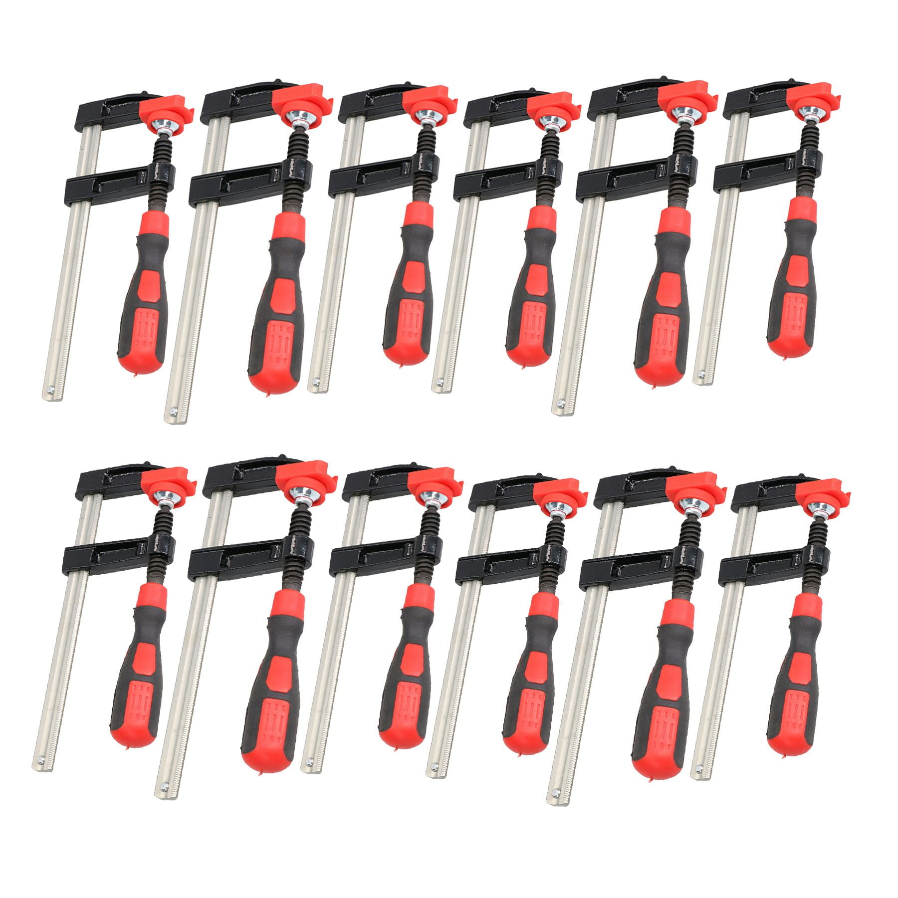 12 Pack Sliding F Clamp Clamps Bar Holder Fastener Fastening Quick ...