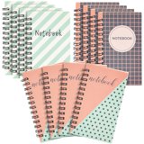Walmart 12 Pack Customizable Spiral Bound Notebooks, Small Pocket Size ...