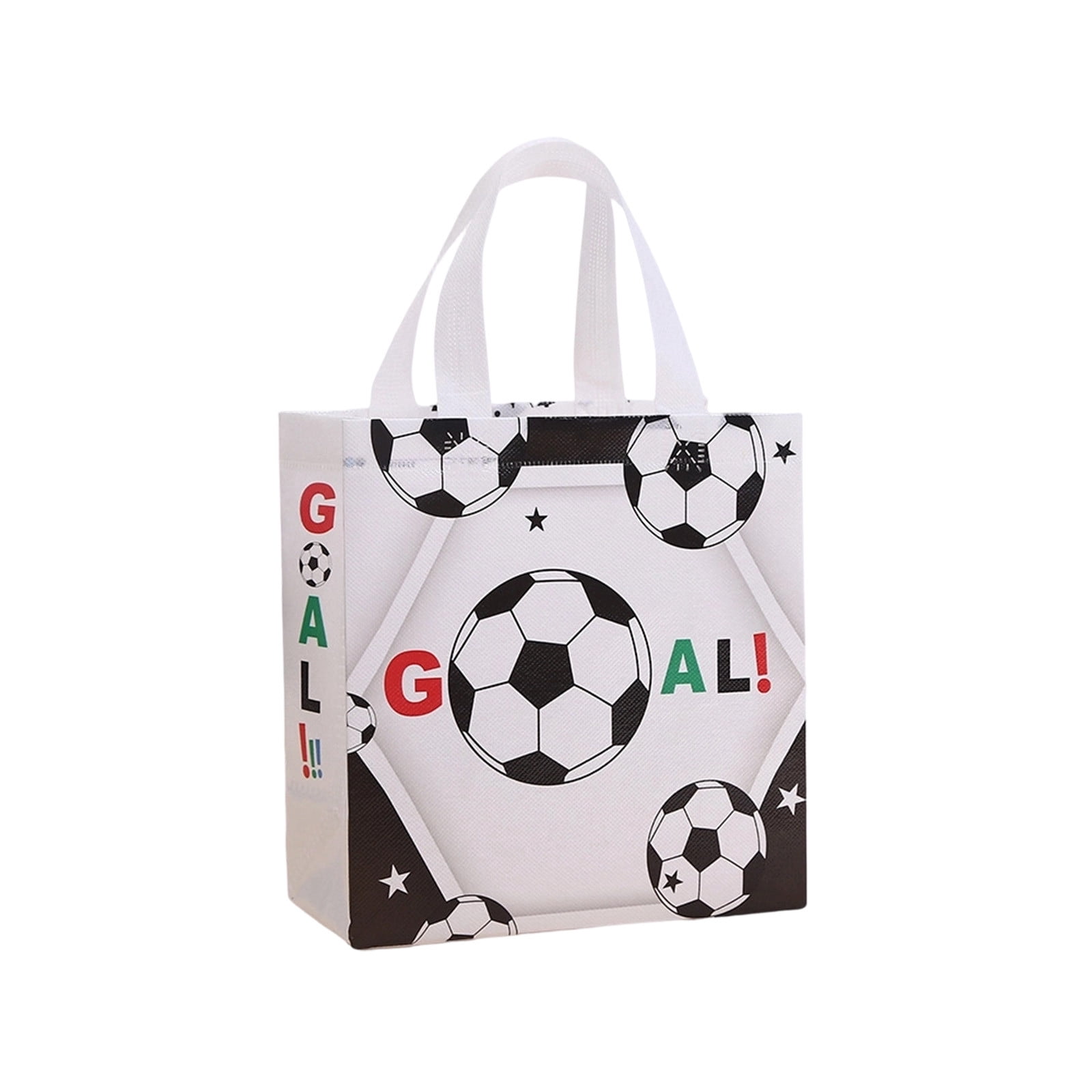 12 Pack Soccer Paper Gift Bags, 3 Assorted Football Printed Goodie ...