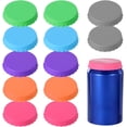12 Pack Soda Can Cover , 2.1inch Colorful Drink Cans Protector Pop Can ...