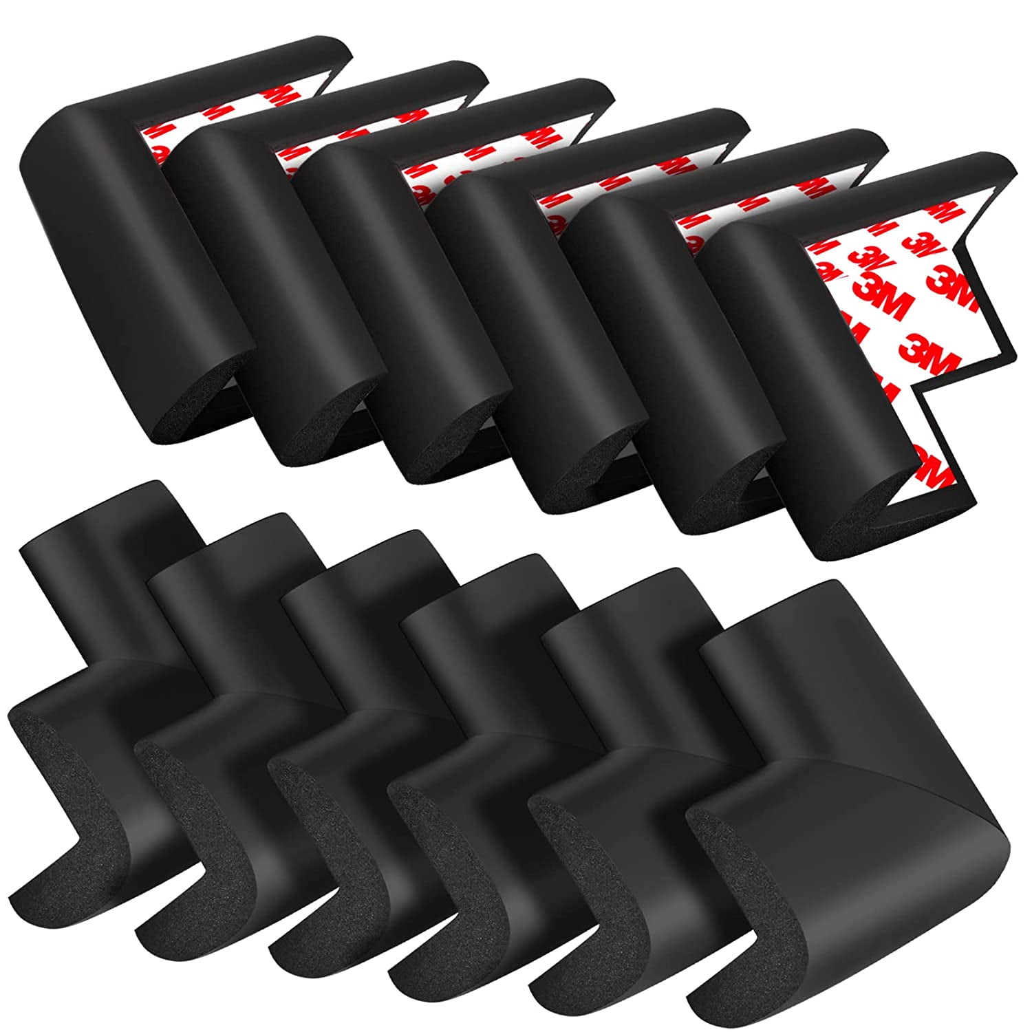 12 Pack Soft Corner Protector Baby Proofing Edge and Corner Guards ...