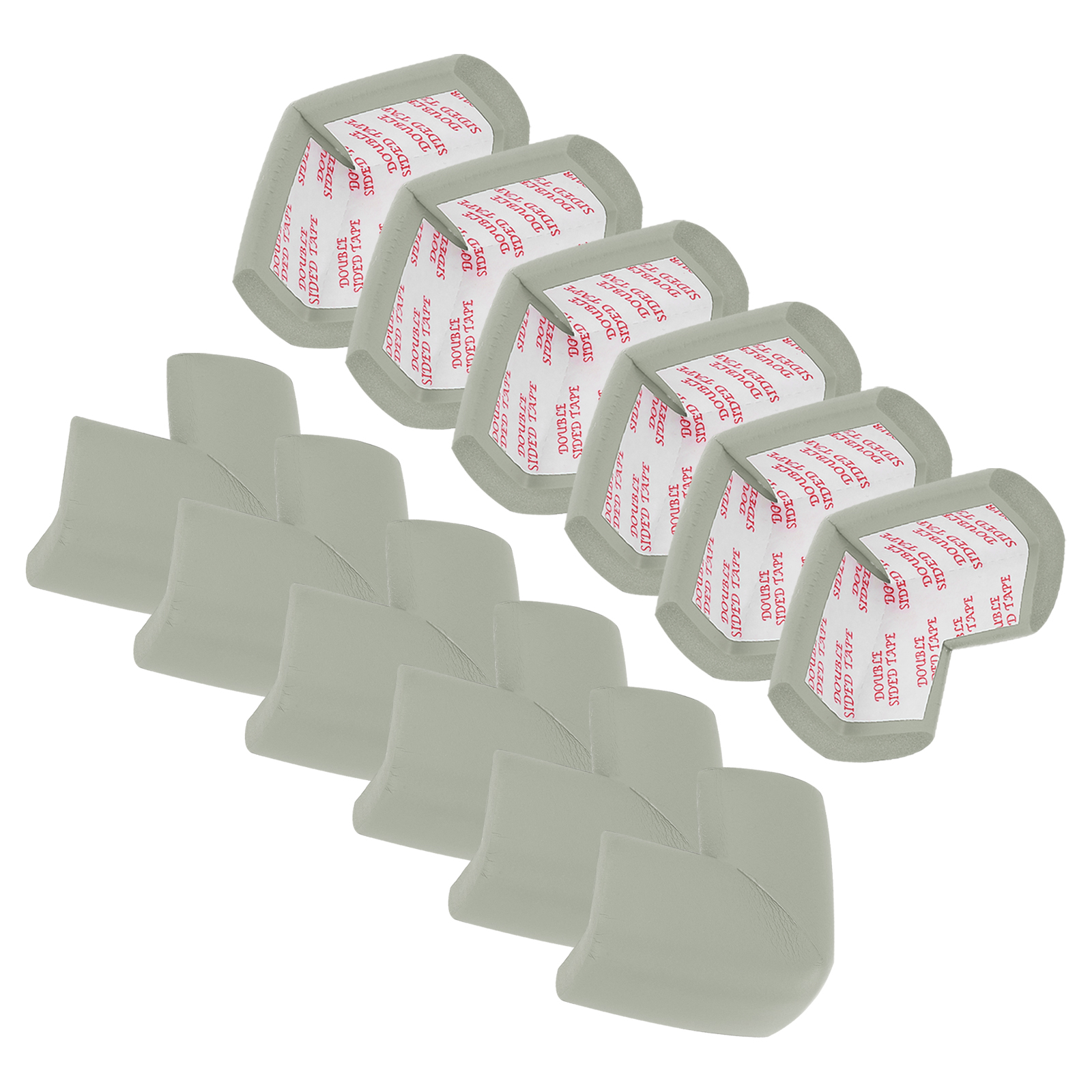 12 Pack Soft Corner Protector, Rubber Foam Furniture Proofing Corner ...