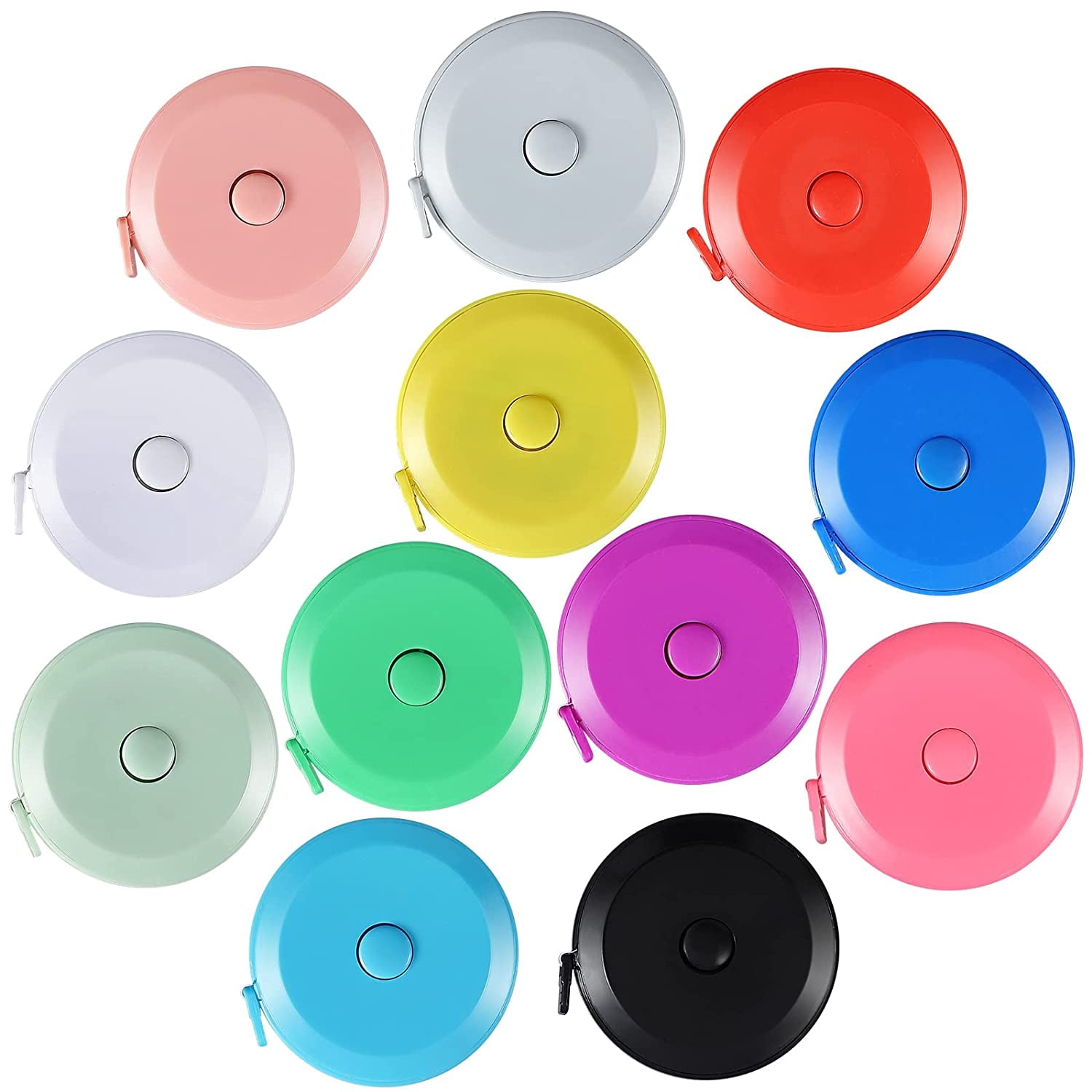 12 Pack Soft Retractable Measuring Tape Double-Scale 60-Inch/150cm for ...