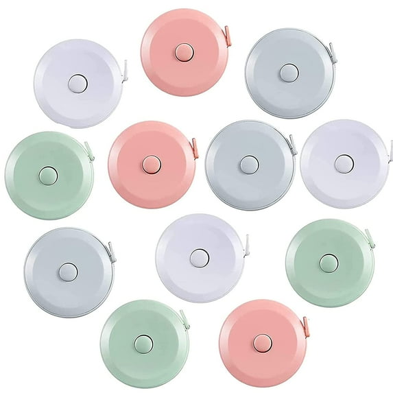12 Pack Soft Retractable Measuring Tape - Tape Measure for Body ...