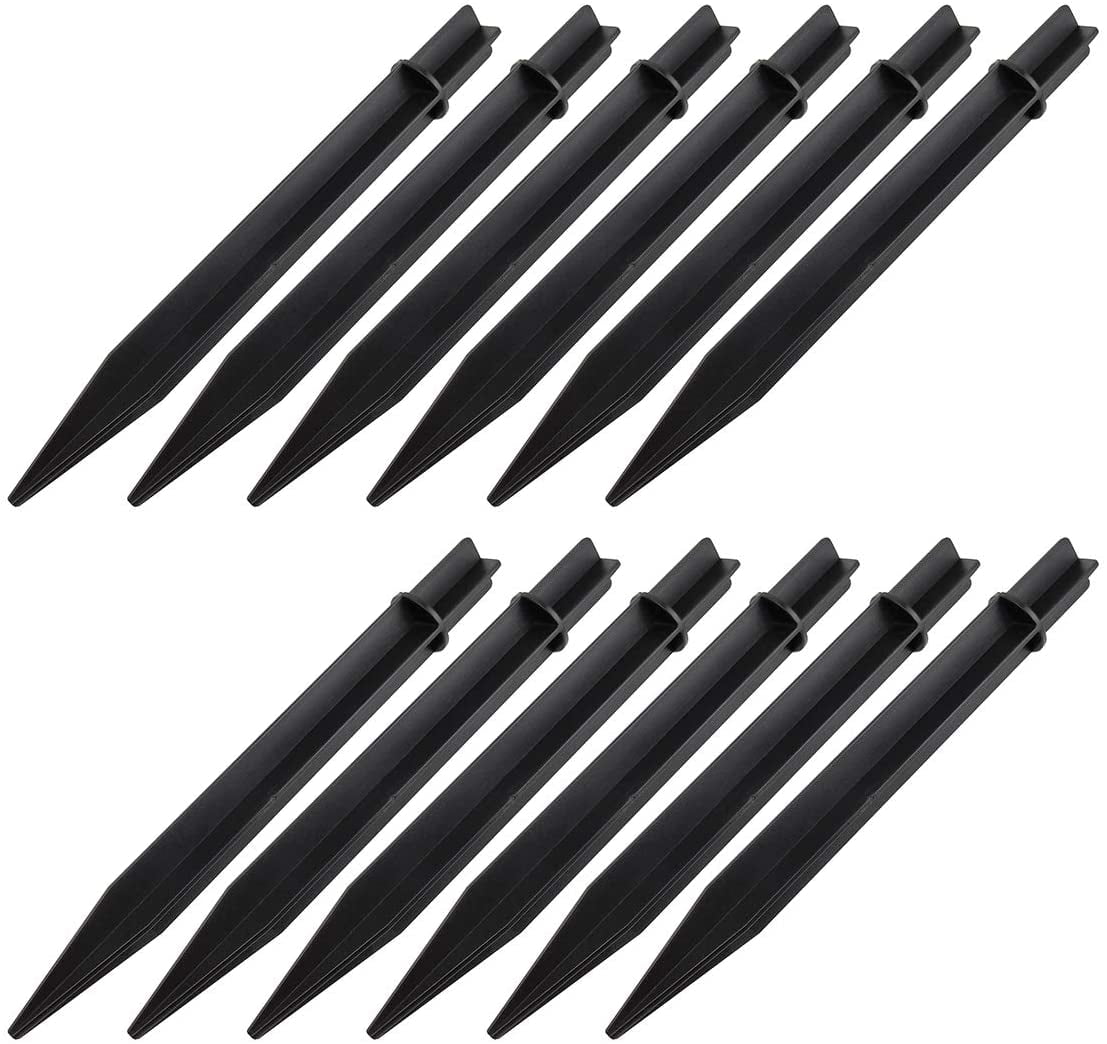 12 Pack Solar Light Replacement Stakes - Plastic Ground Spikes ...