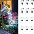 12 Pack Solar Waterfall Fairy Bunch Lights Outdoor Waterproof 9 Strand ...