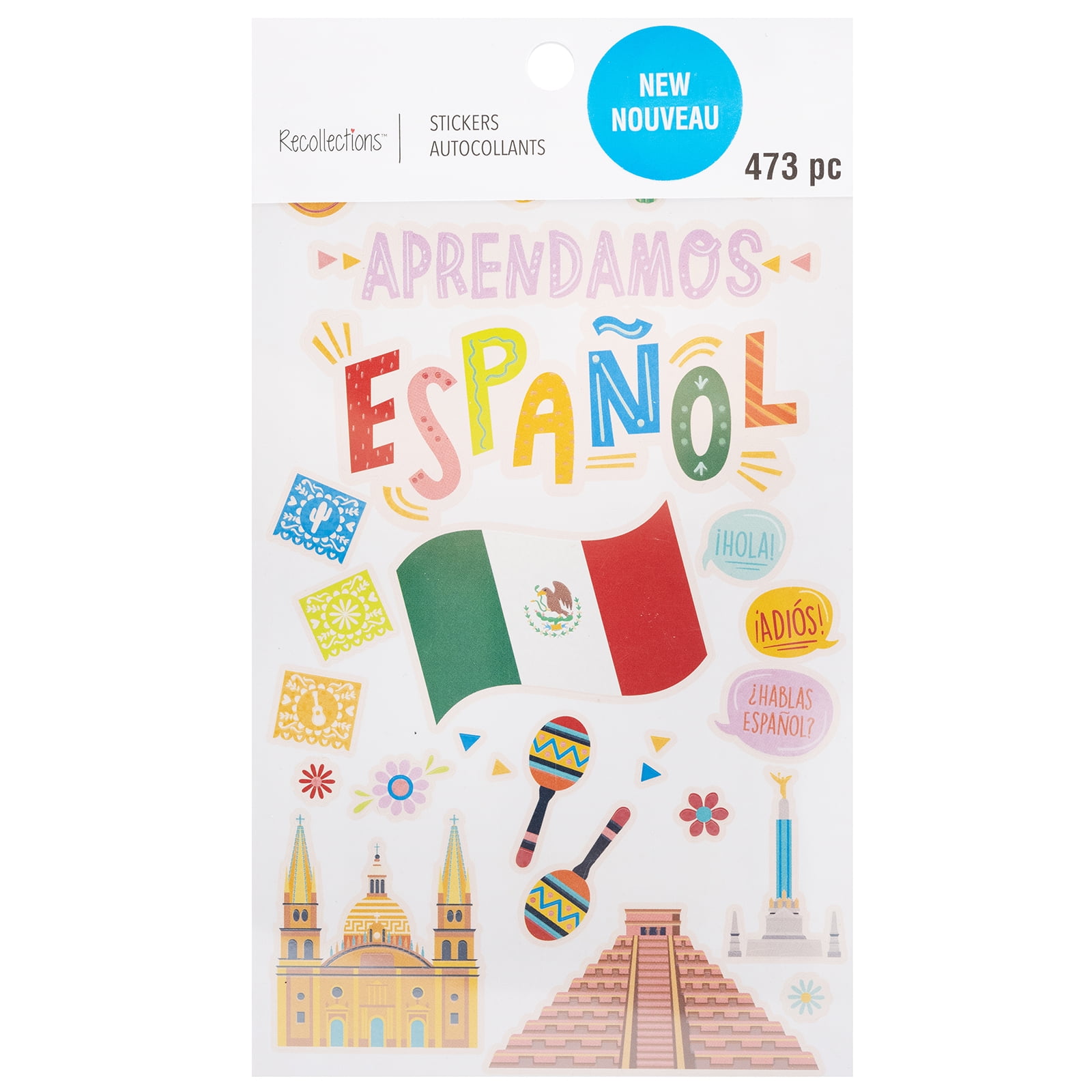 12 Pack: Spanish Sticker Book by Recollections - Walmart.com