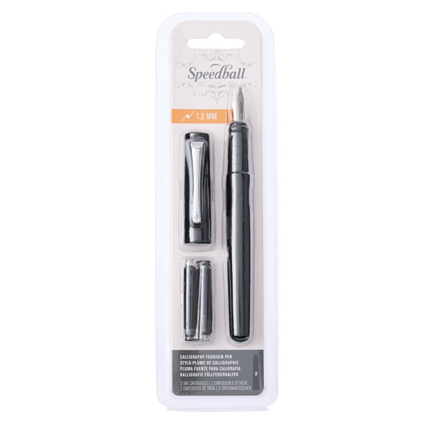 12 Pack: Speedball® Calligraphy 1.5mm Fountain Pen - Walmart Business ...