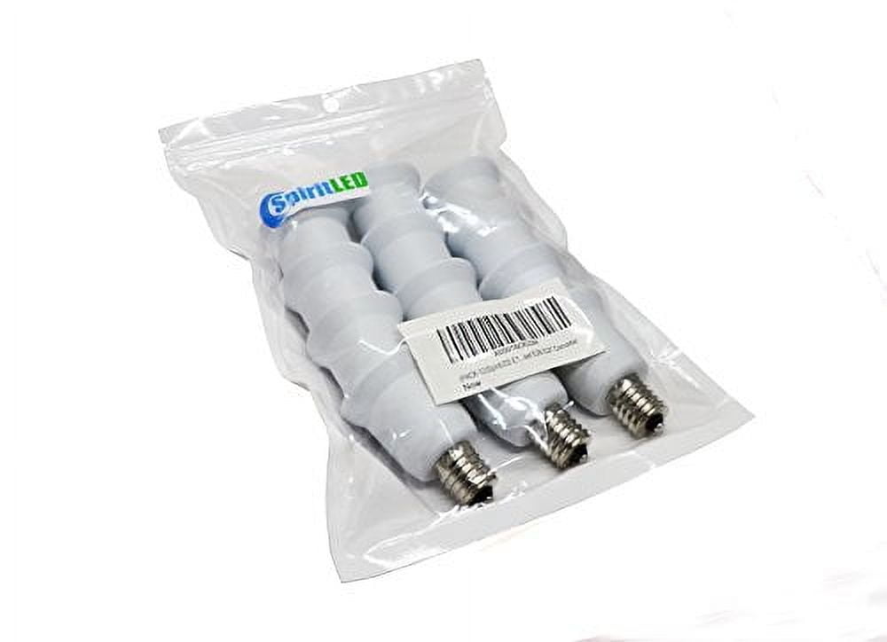 (12-Pack) SpiritLED E17 to E26 / E27 Adapter,Fan Light Socket E17 to ...