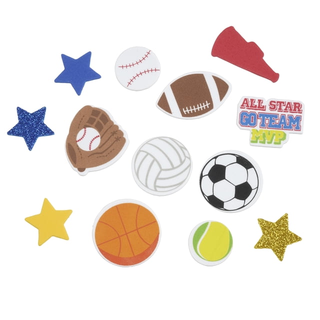 12 Pack: Sports Foam Stickers by Creatology™ - Walmart Business Supplies