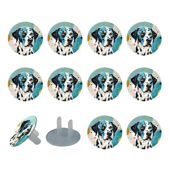 12 Pack Spotted Dog Outlet Covers Baby Proofing Plug Covers - Walmart.com