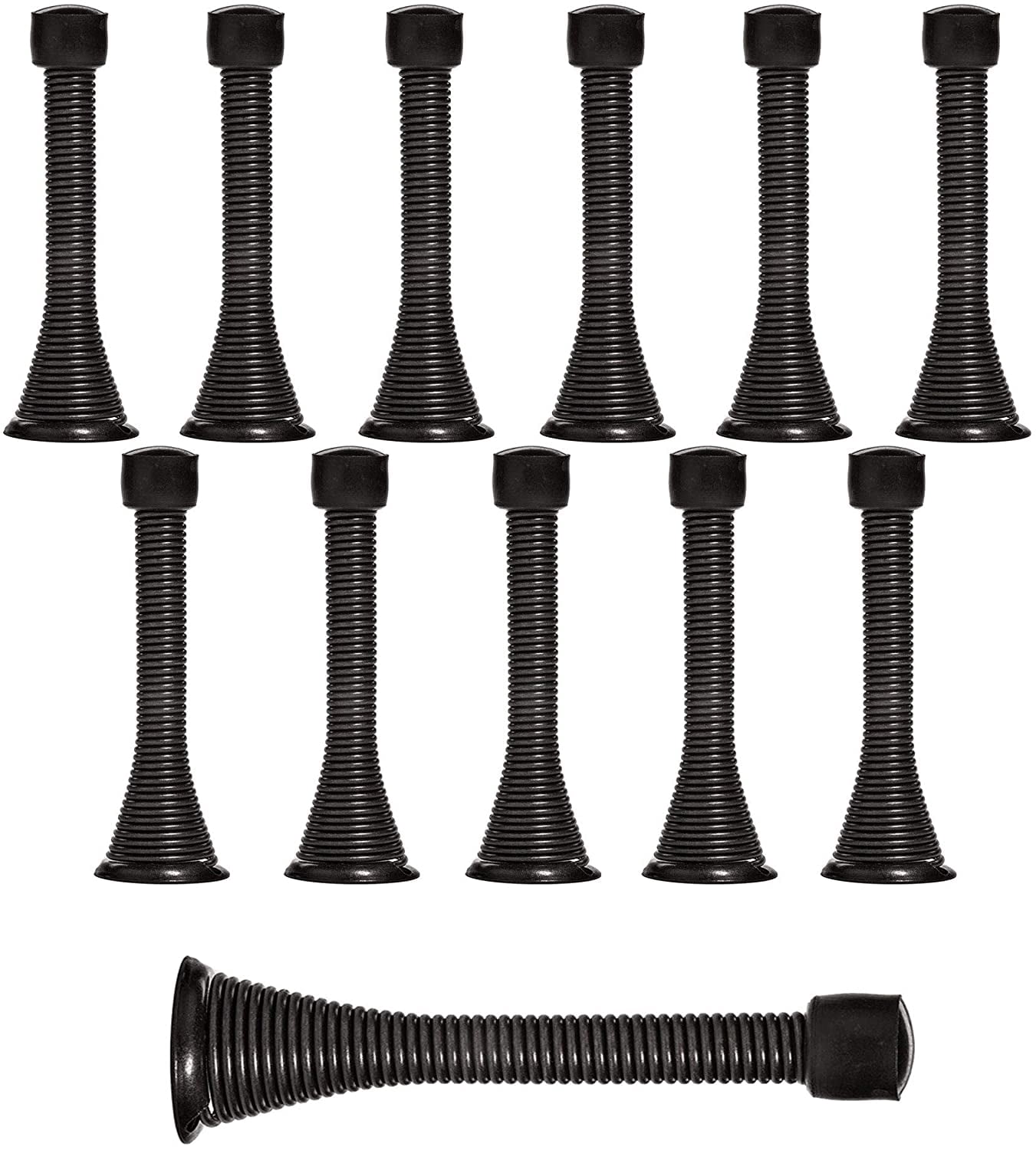 12 Pack Spring Door Stops 3 1/4 Inch Flexible Heavy Duty Spring Door ...