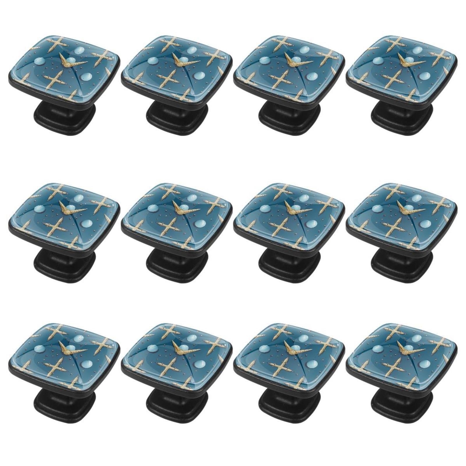 12 Pack Square Kitchen Cabinet Knobs, Easter Cross Drawer Pulls ...