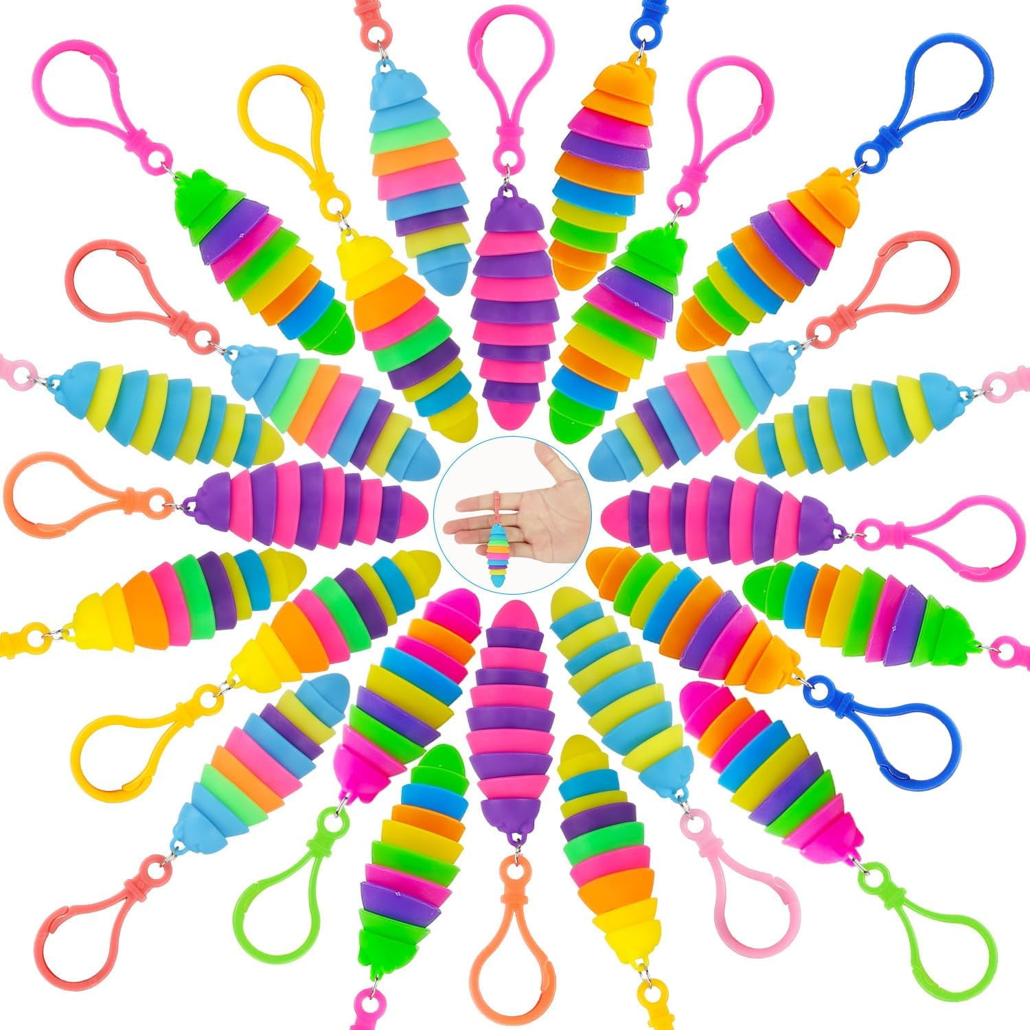 12 Pack Squeeze Toy Set，6 Fidget Peapods，2 Fidget Peanuts，2 Squeeze ...