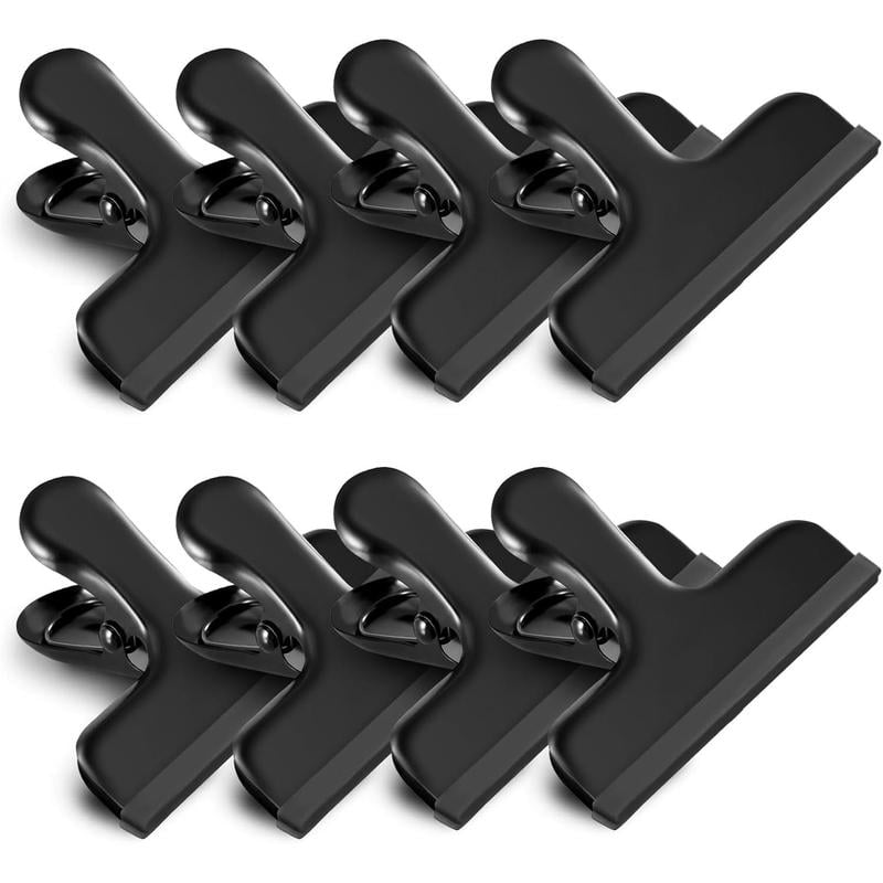 12 Pack Stainless Steel Chip Bag Clips Covered with - NO More Edges ...