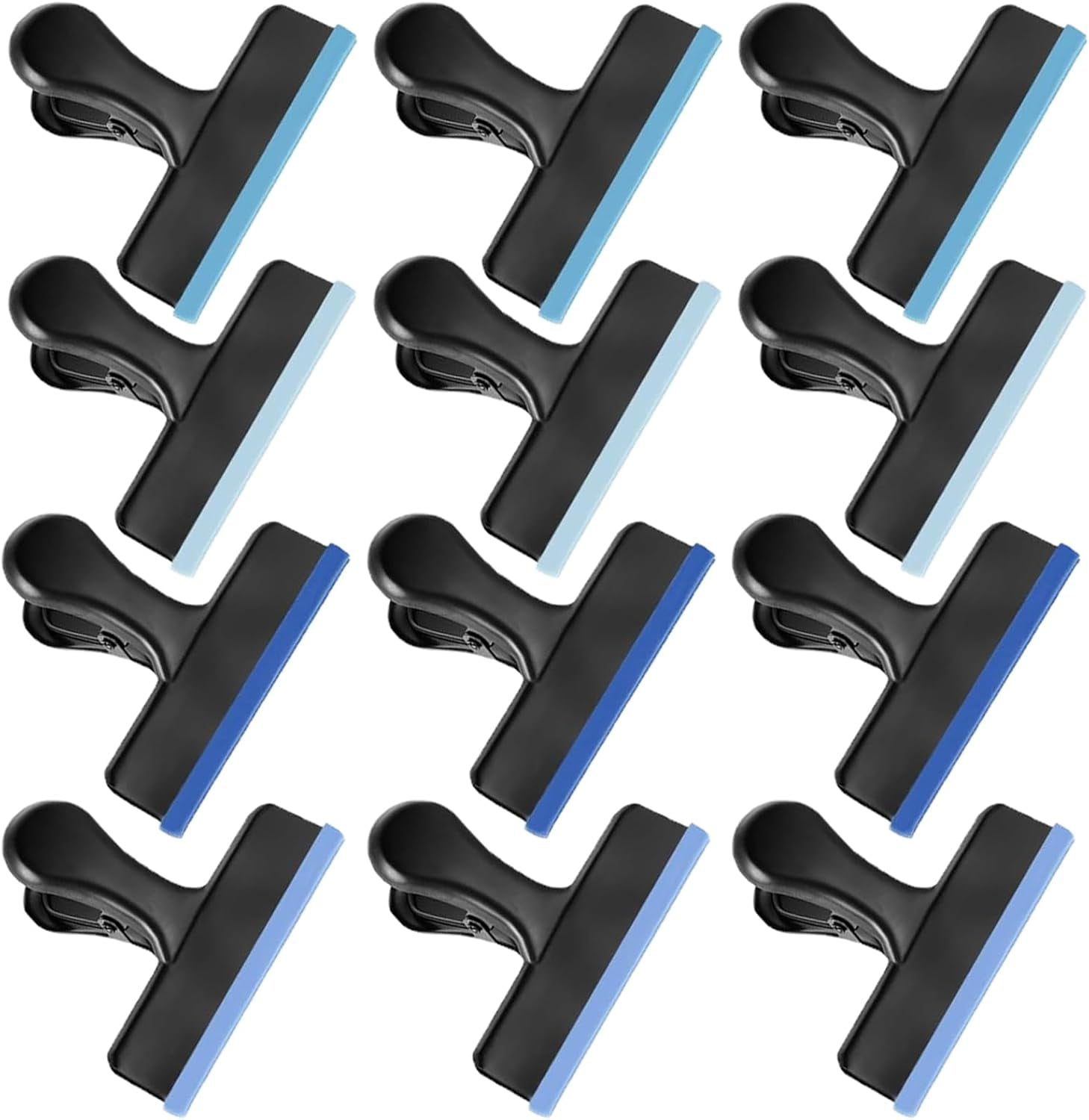 12 Pack Stainless Steel Chip Bag Clips Covered with Silicone - NO More ...