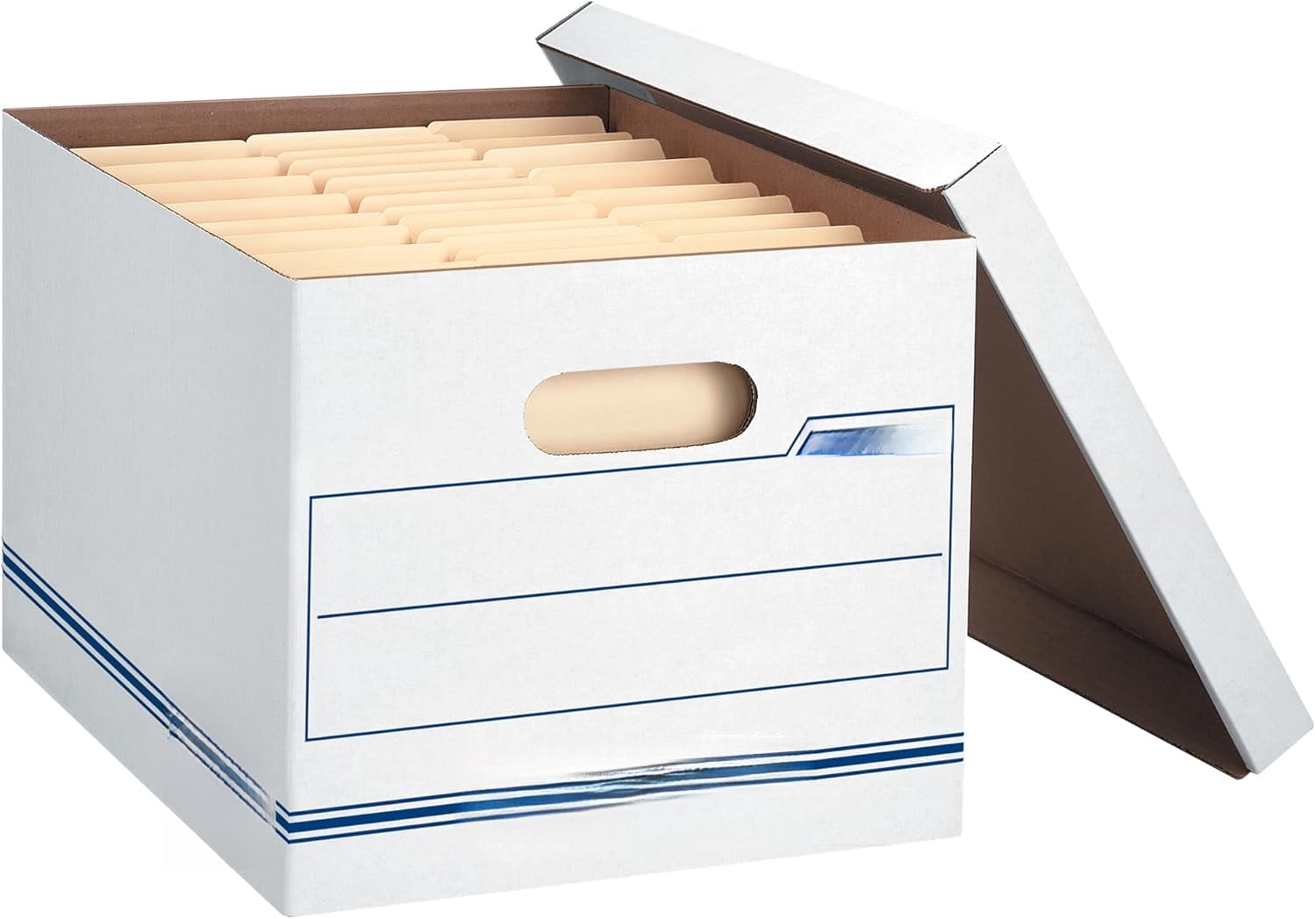 12 Pack Standard Duty File Storage Boxes – Letter & Legal Size ...