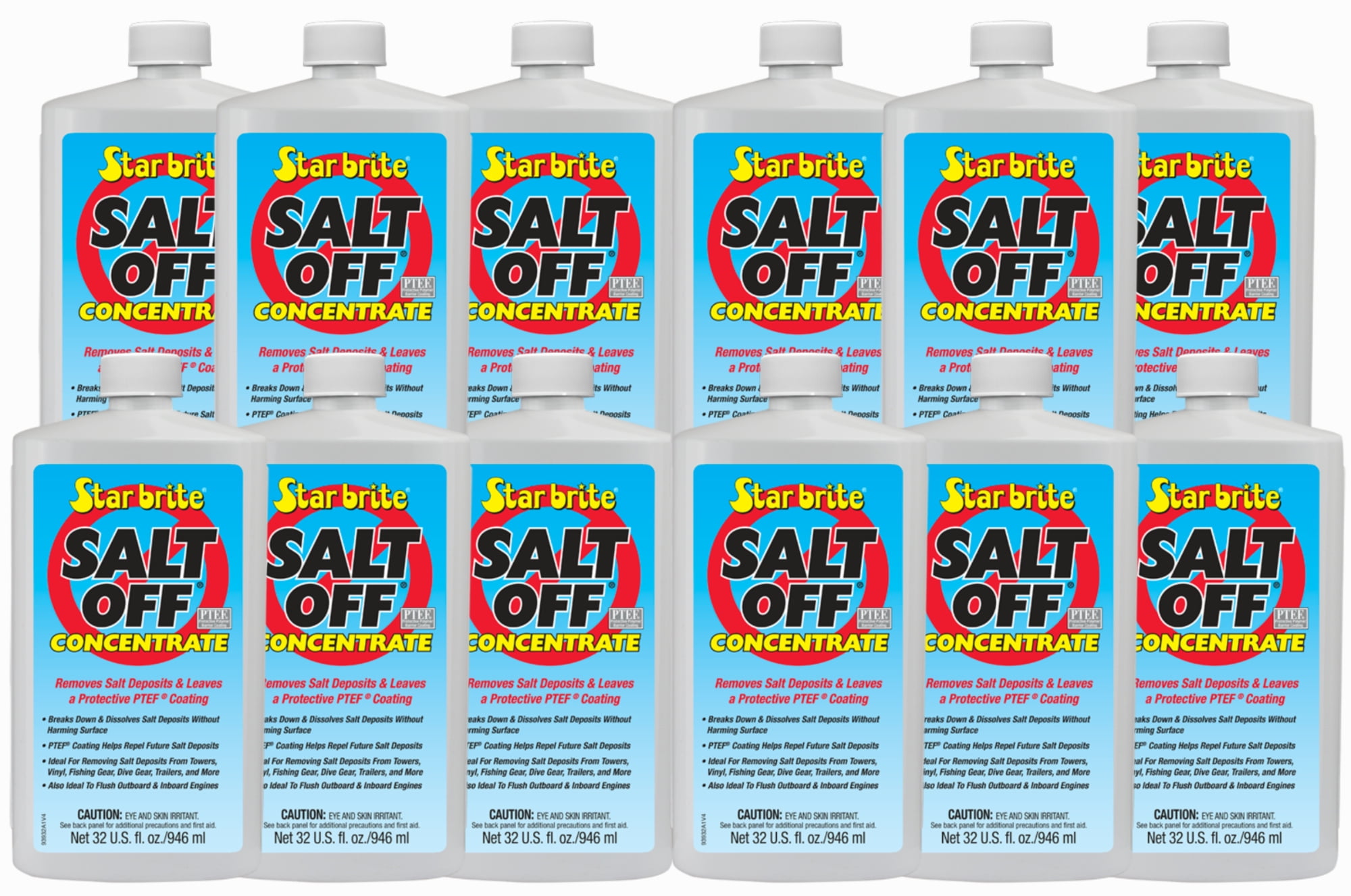 12 Pack Star Brite Salt Off Concentrate with PTEF Protective Coating ...