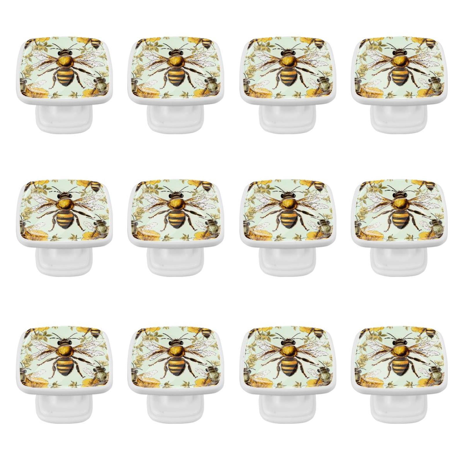 12 Pack Starry Bee Kitchen Cabinet Square Knob Cabinet Hardware for ...