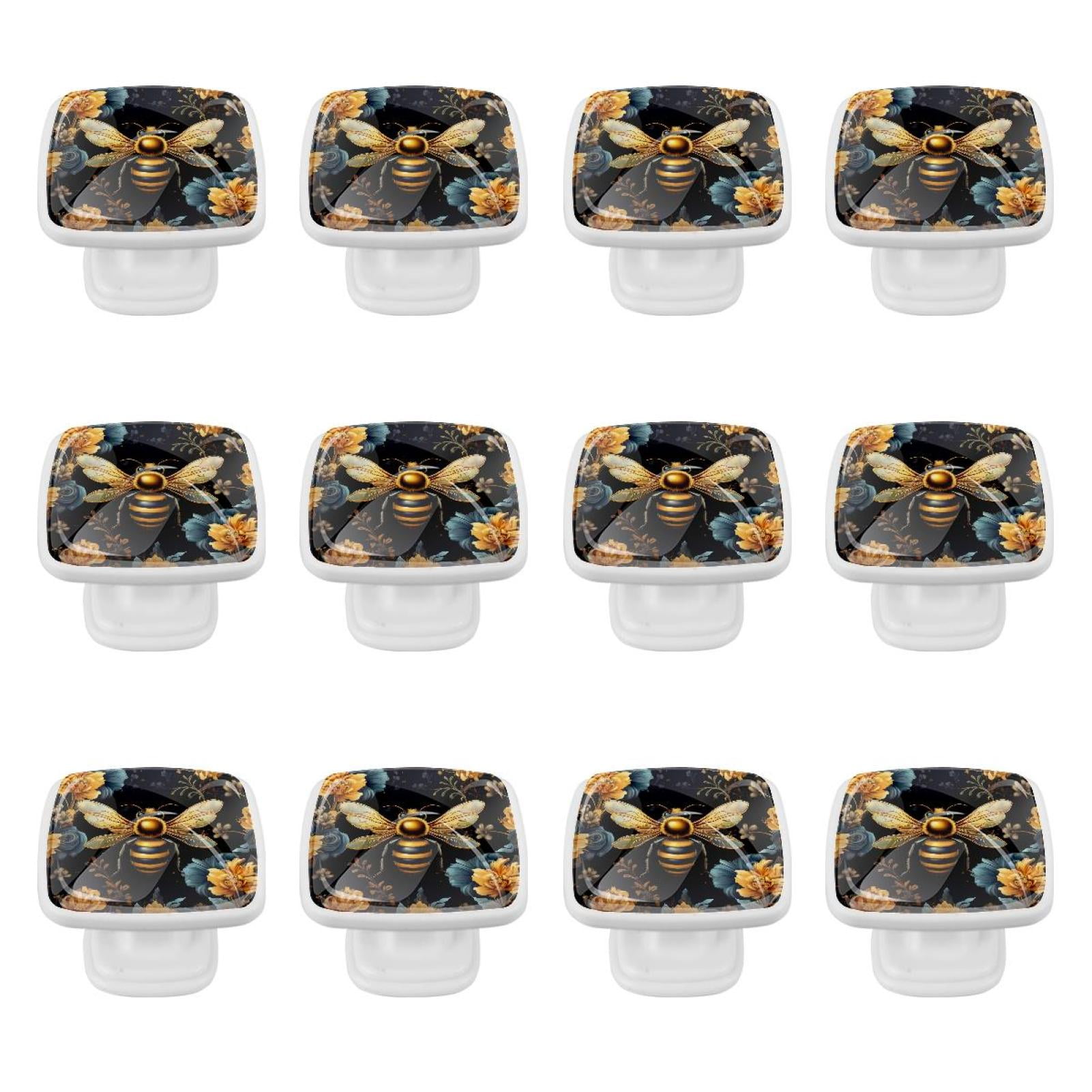12 Pack Starry Bee Kitchen Cabinet Square Knob Cabinet Hardware for ...