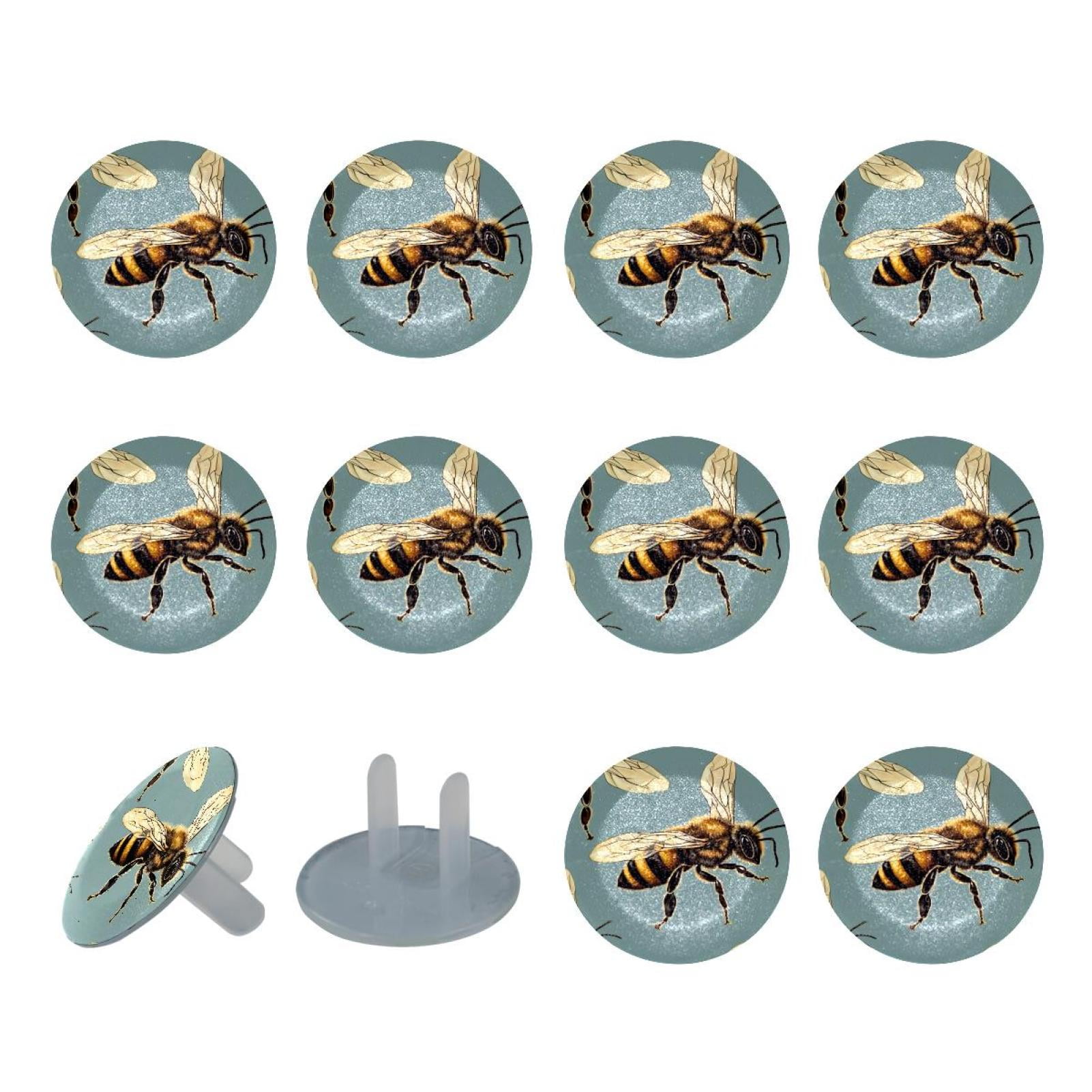 12 Pack Starry Bee Outlet Covers Baby Proofing | Safe Electric Plug ...