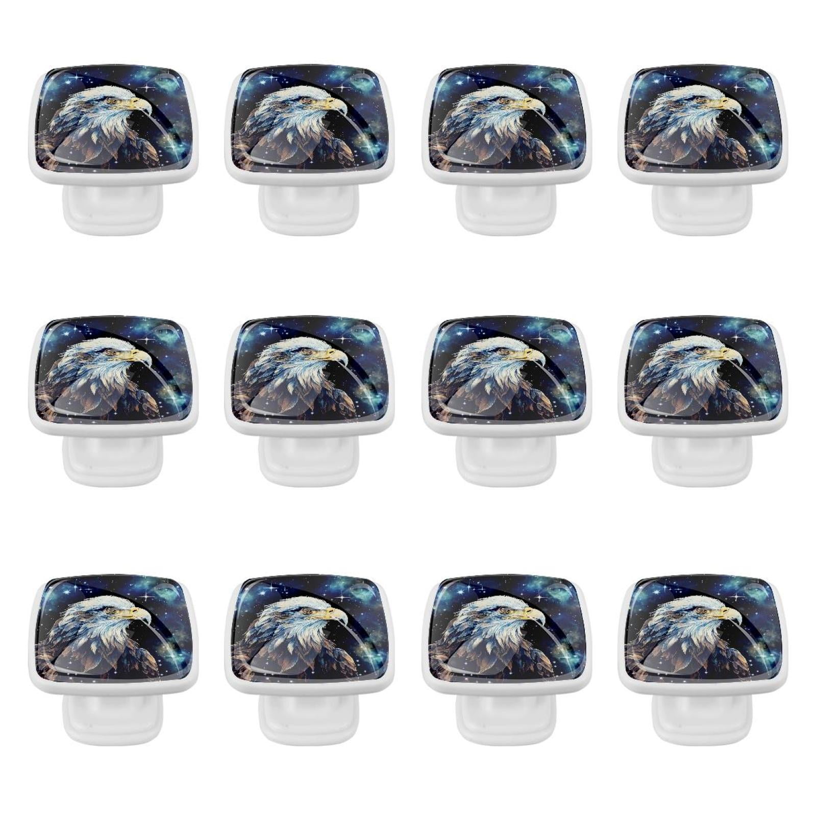 12 Pack Starry Eagle Kitchen Cabinet Square Knob Cabinet Hardware for Dresser Drawer Cabinet ...