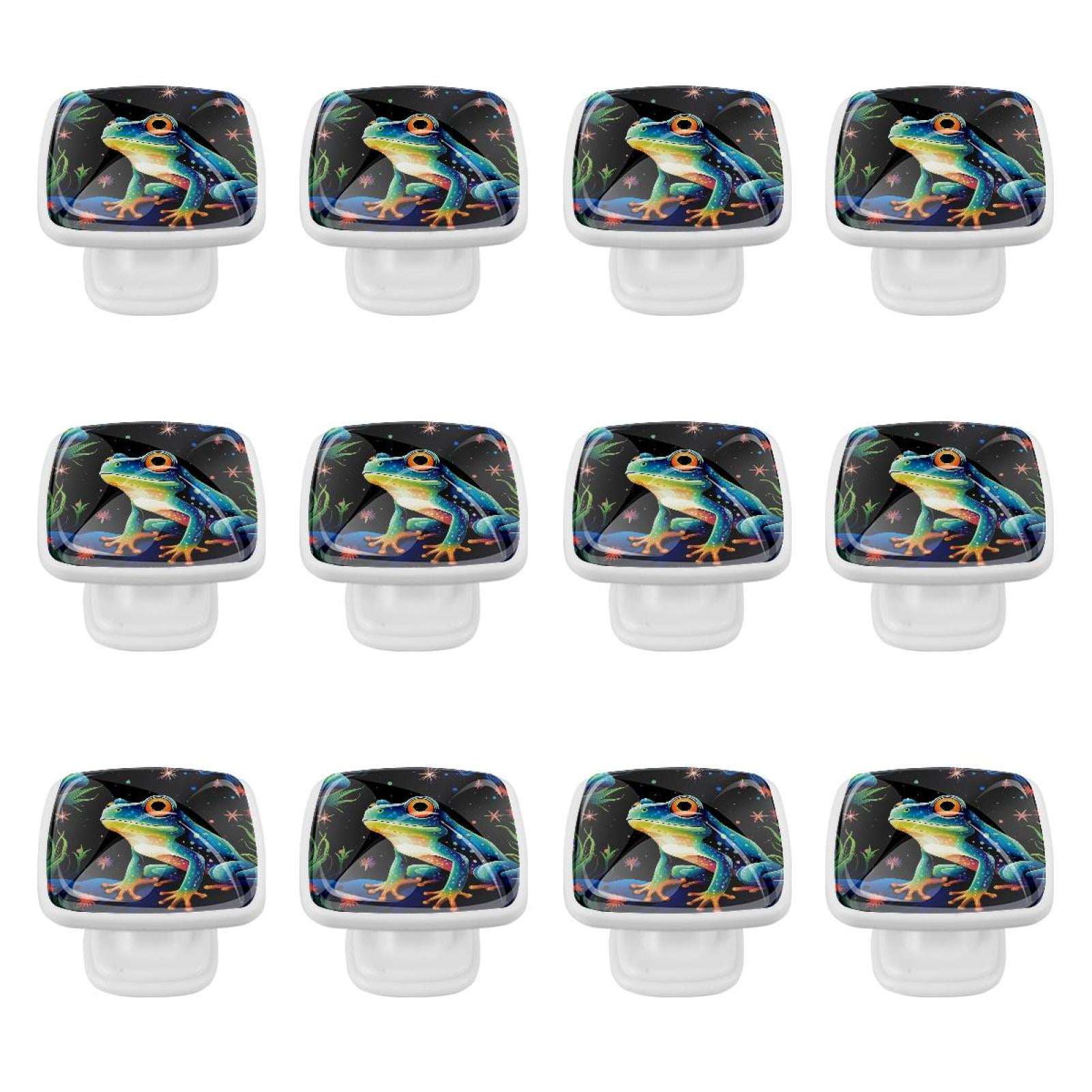 12 Pack Starry Frog Square Cabinet Knobs Kitchen Cabinet Pulls Cupboard ...