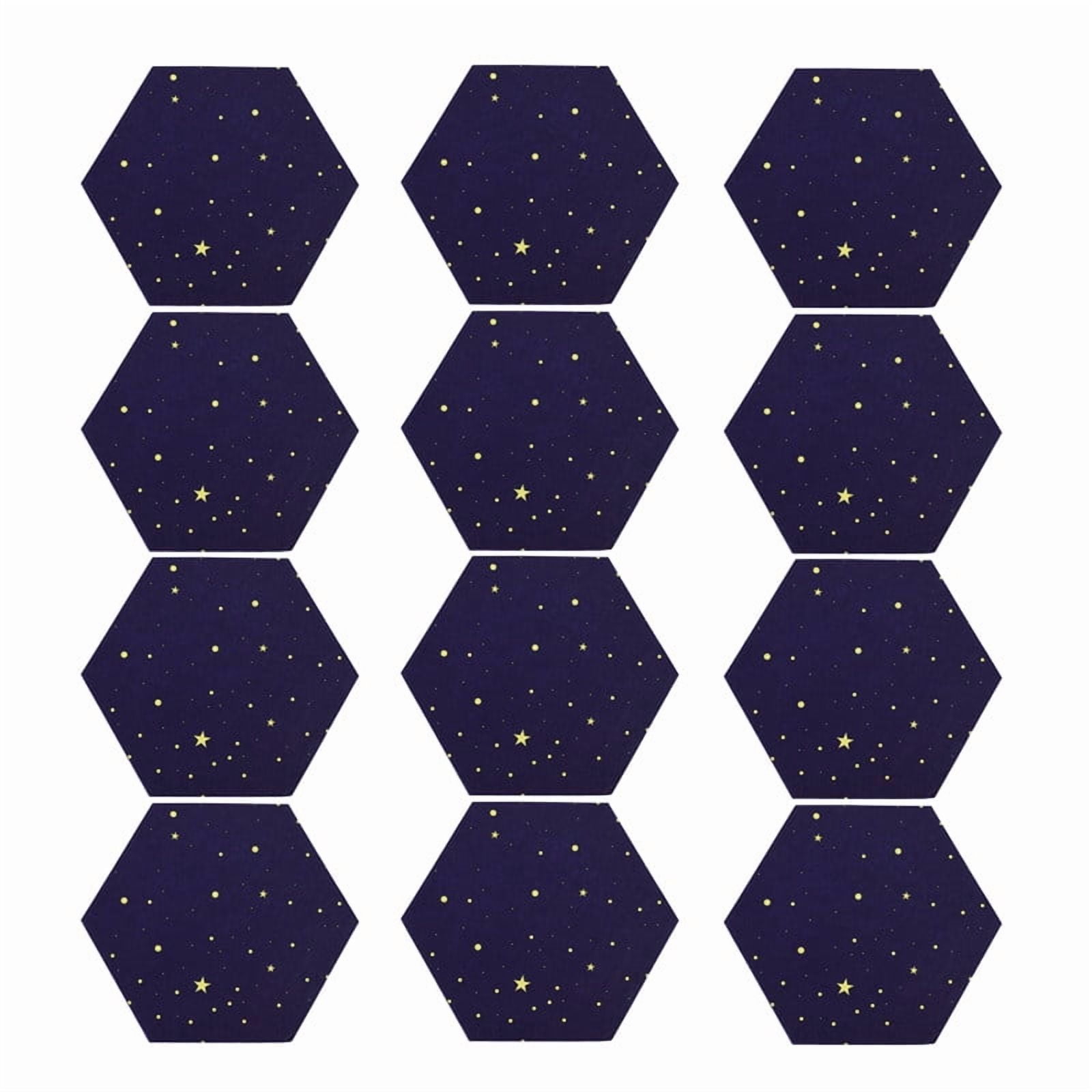 12 Pack Starry Hexagon Acoustic Panels,Sound Proofing Padding,Sound ...