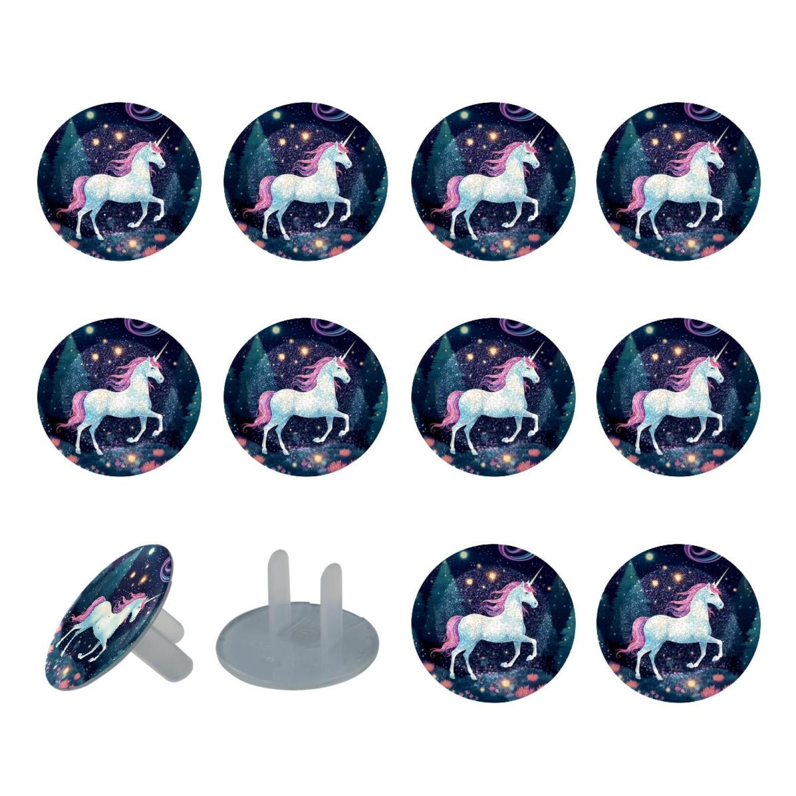 12 Pack Starry Unicorn Outlet Covers Baby Proofing Socket Protectors ...