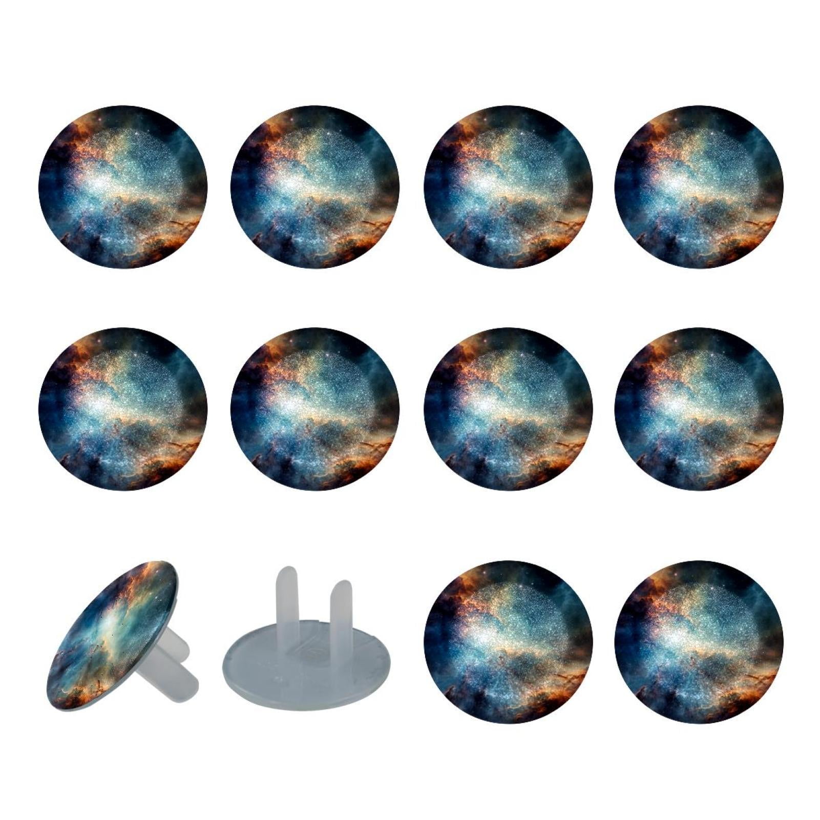 12 Pack Stars Nebula Outlet Covers Baby Proofing Plug Covers - Walmart.com