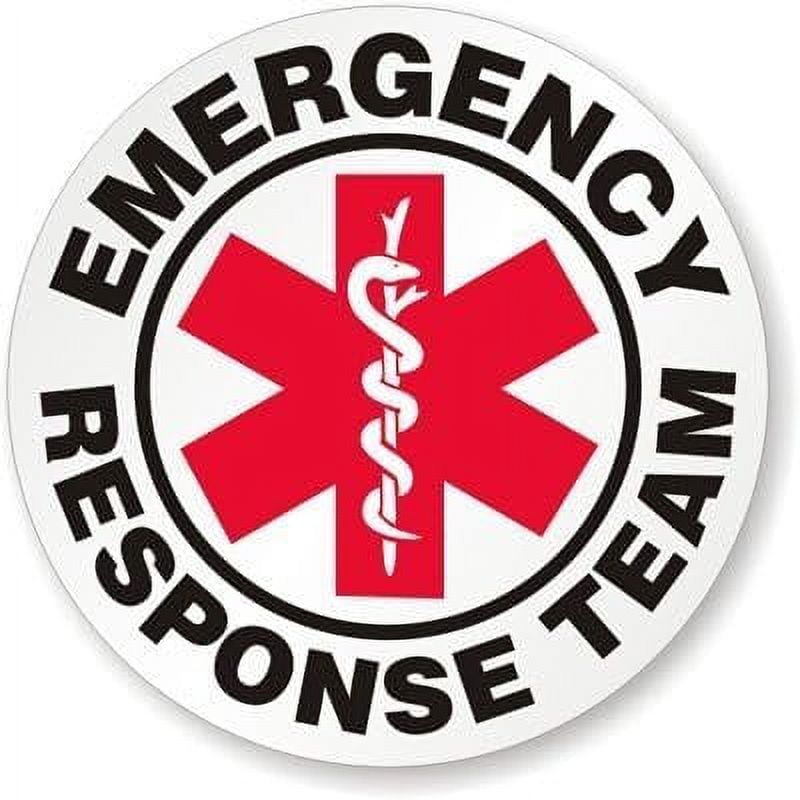 12 Pack - StickerDad® Emergency Response Team Medical Vinyl Hard Hat ...