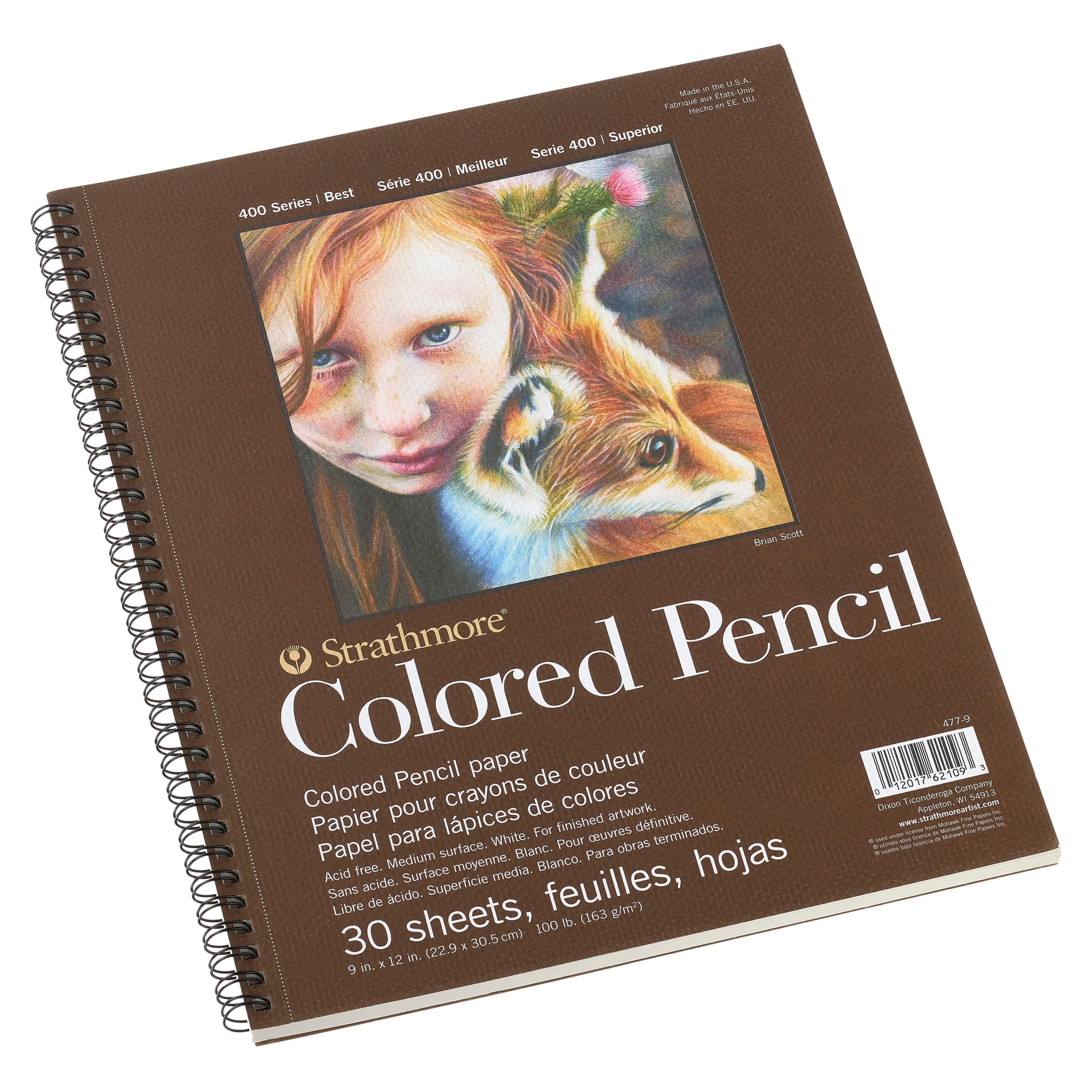 12 Pack: Strathmore® 400 Series Colored Pencil Paper Pad - Walmart.com