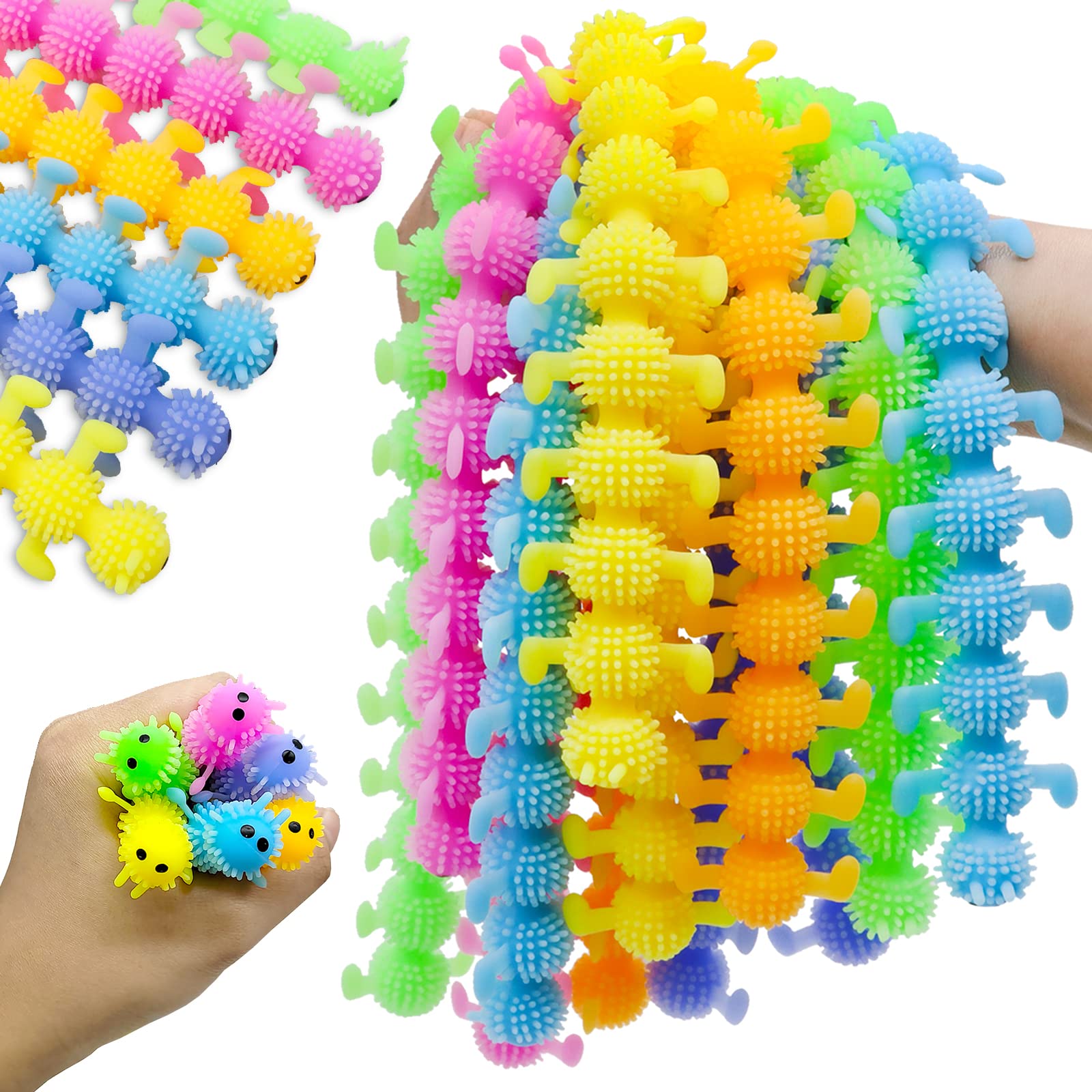 12 Pack Stretchy Fidget Toy,Stretchy String Fidgets Sensory Toys ...