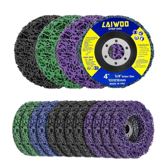 12 Pack Strip Discs for Angle Grinder, Grinder Wheel, Abrasive Wheels ...